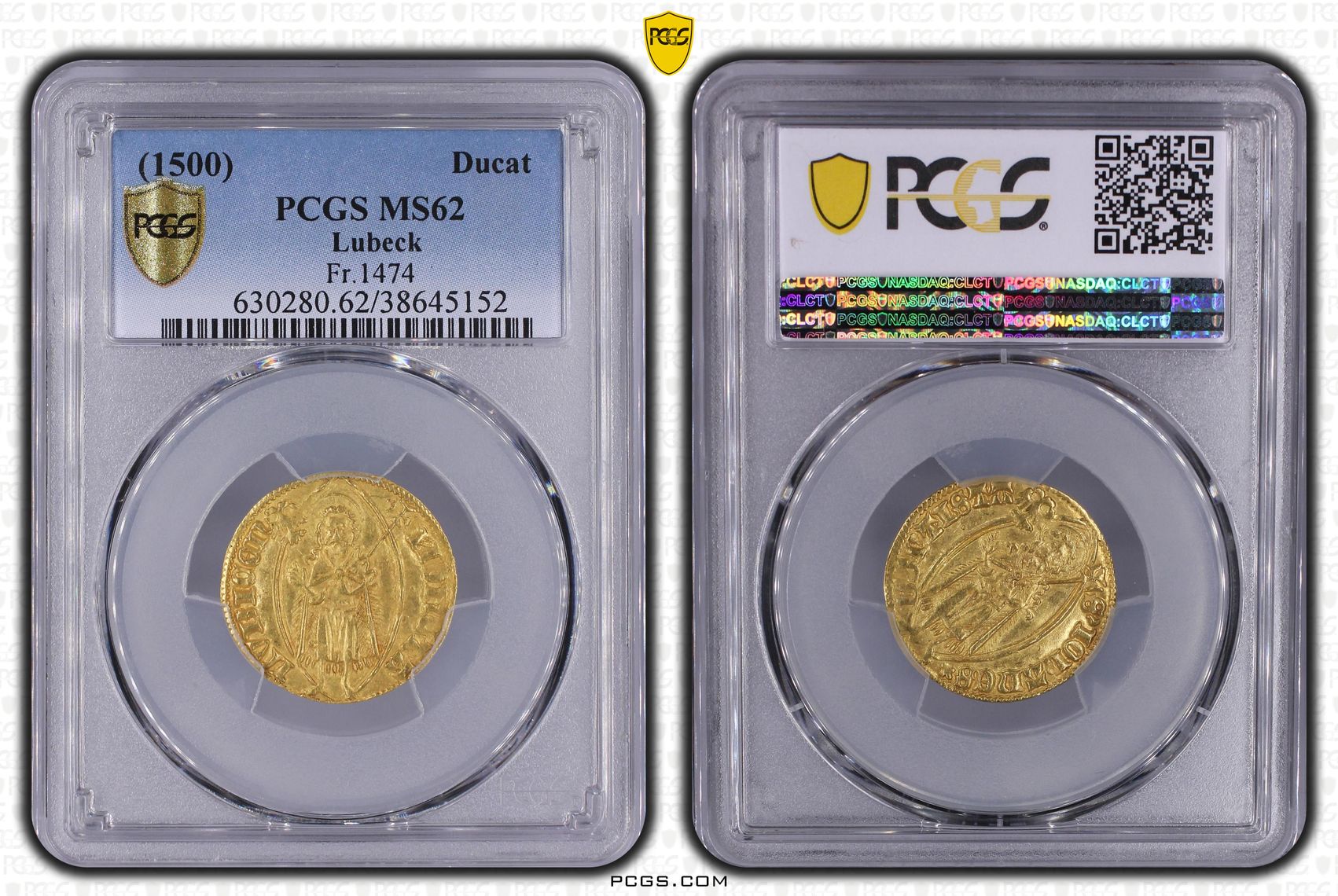 PCGS Certificate Verification Coin Details for Cert #38645152