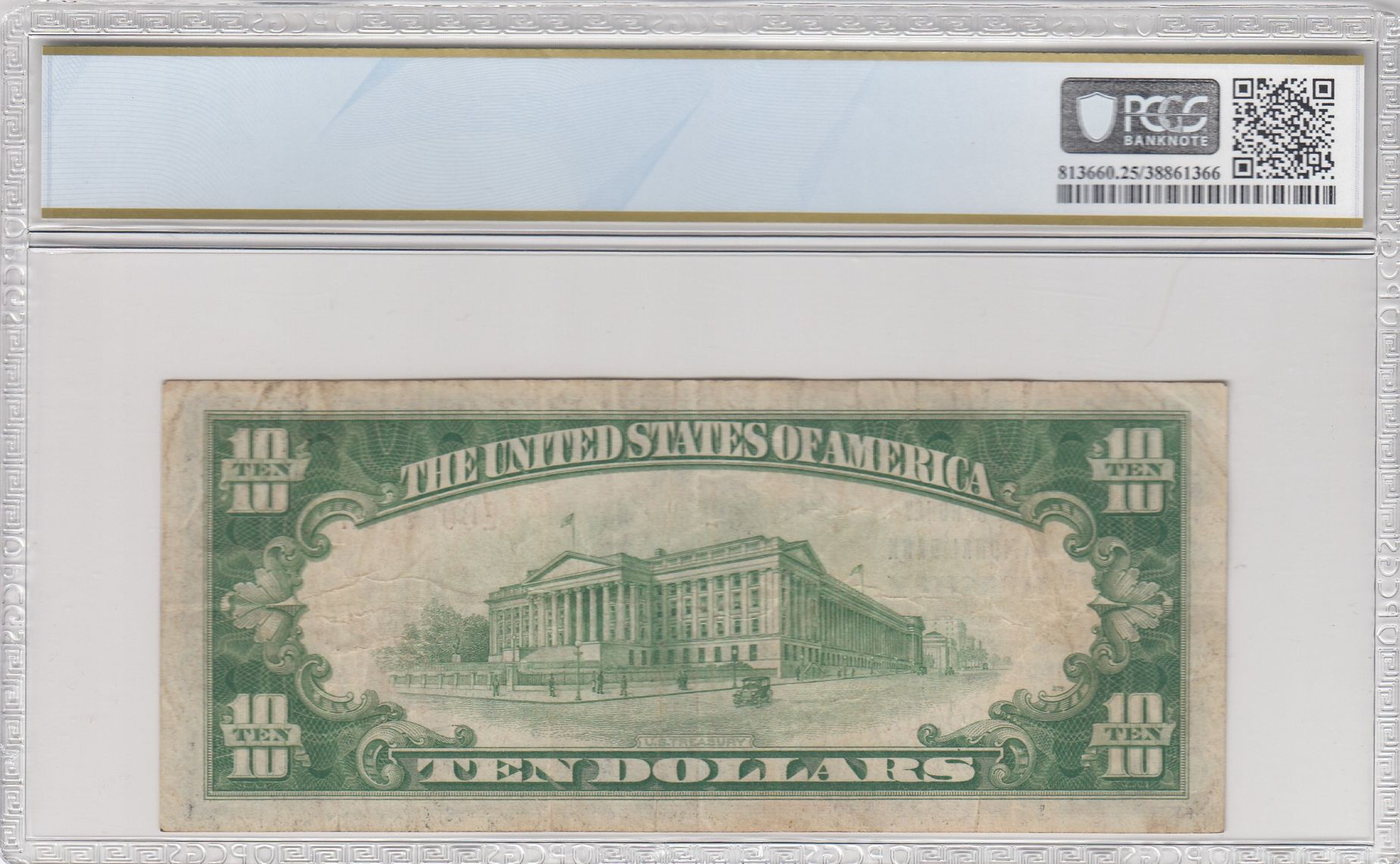 PCGS Certificate Verification Banknote Details for Cert #38861366