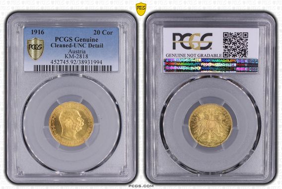 PCGS Certificate Verification Coin Details for Cert #38931994