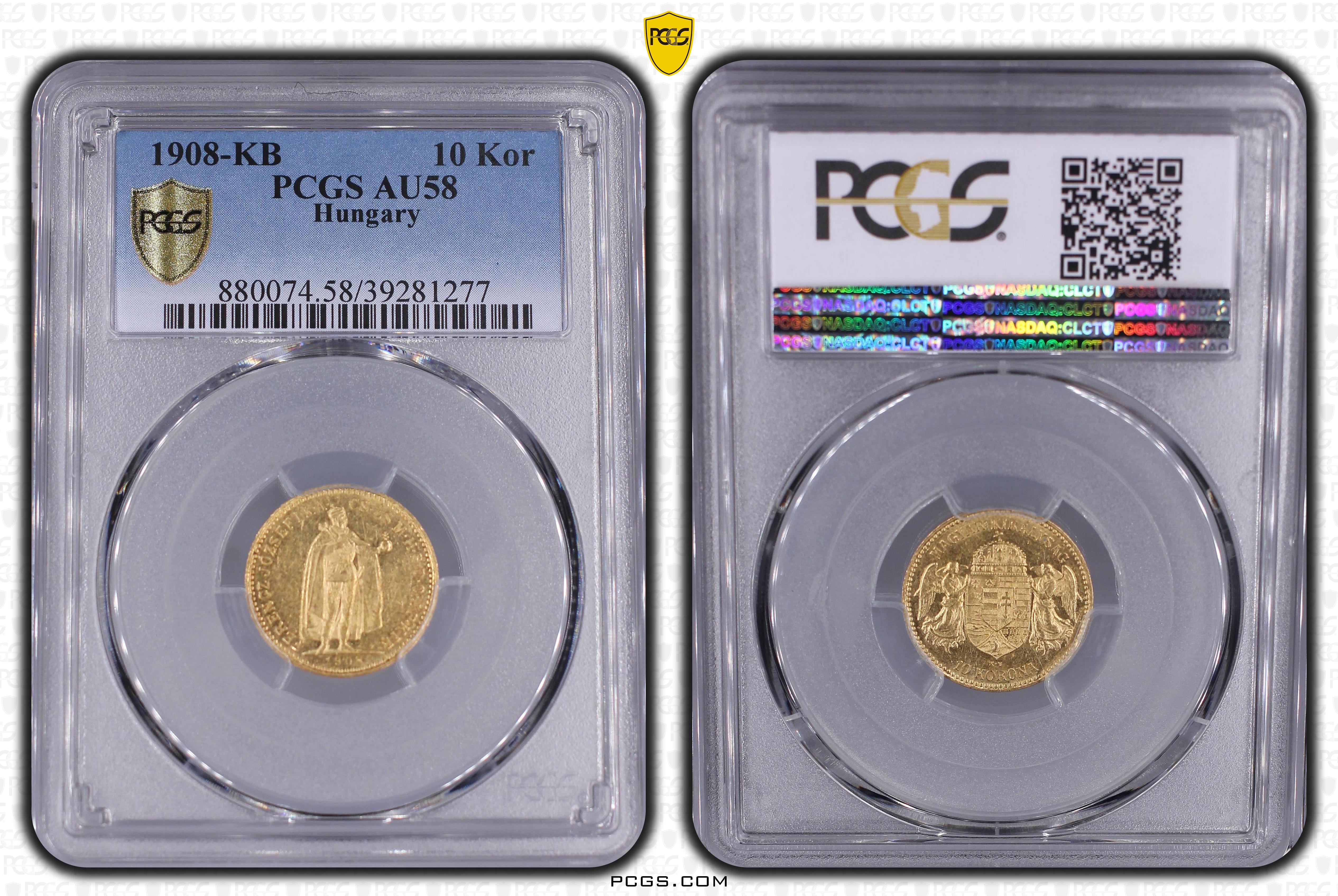 PCGS Certificate Verification Coin Details for Cert #39281277