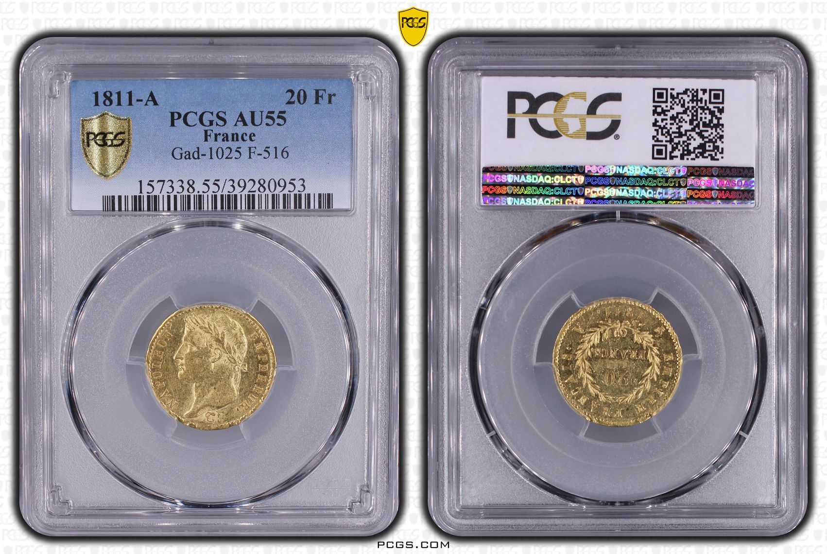 PCGS Certificate Verification Coin Details for Cert #39280953