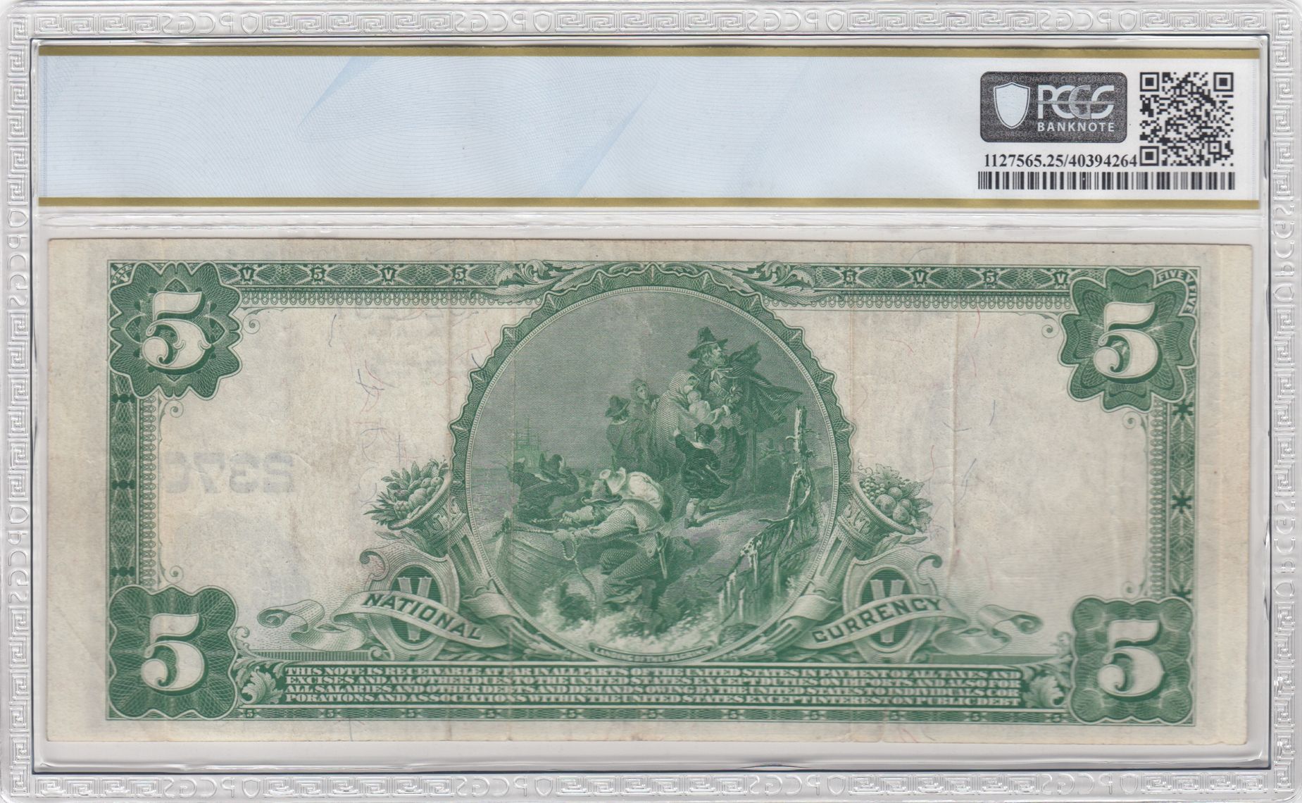 PCGS Certificate Verification Banknote Details for Cert #40394264