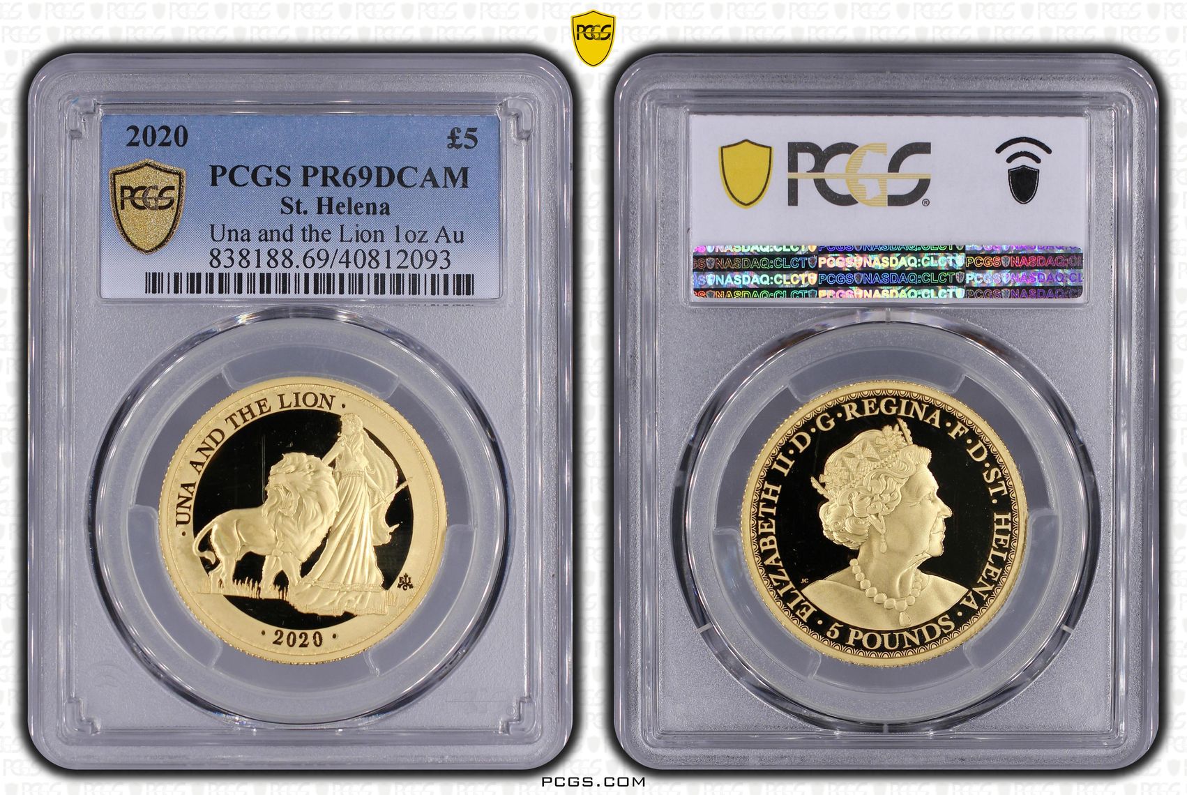 PCGS Certificate Verification Coin Details for Cert #40812093