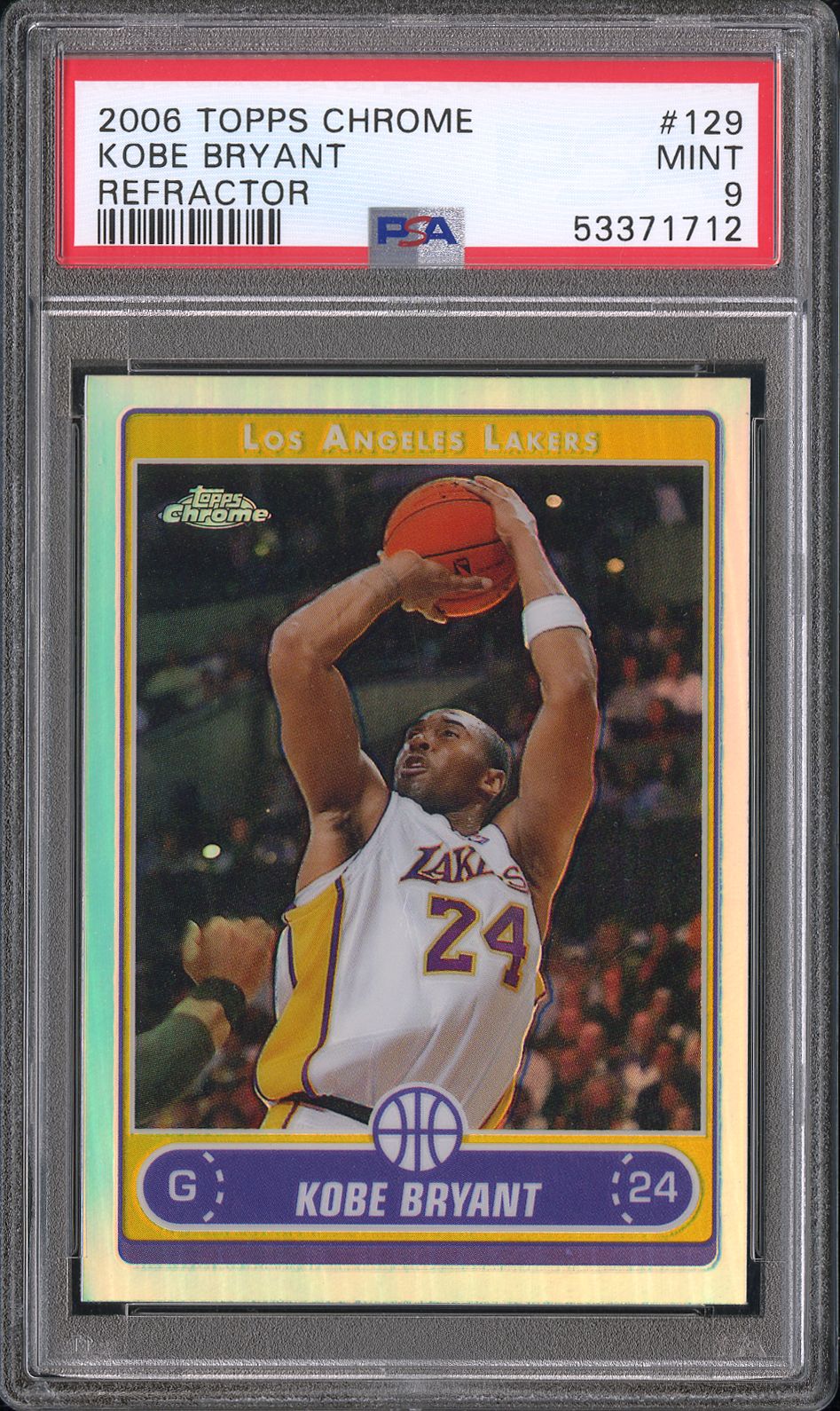 2006 Kobe Bryant Topps Chrome Refractor PSA 9 | Veriswap