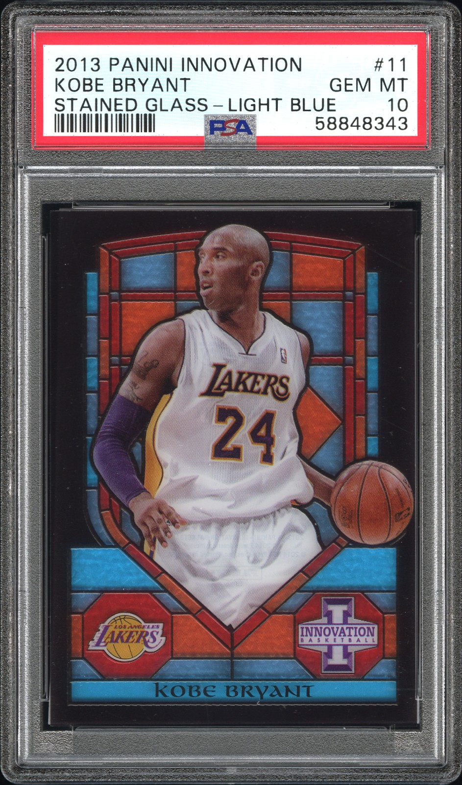 2013 KOBE BRYANT PANINI INNOVATION STAINED GLASS STAINED GLASS-LIGHT ...