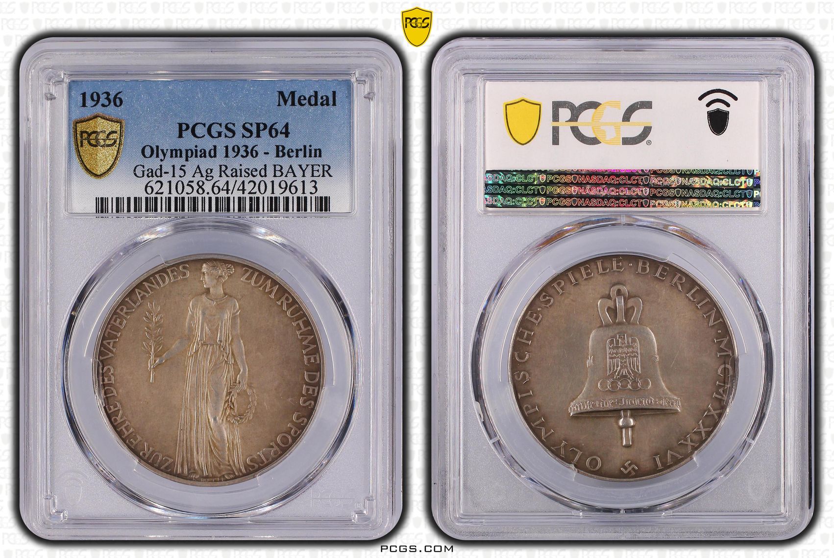 PCGS Certificate Verification Coin Details for Cert #42019613