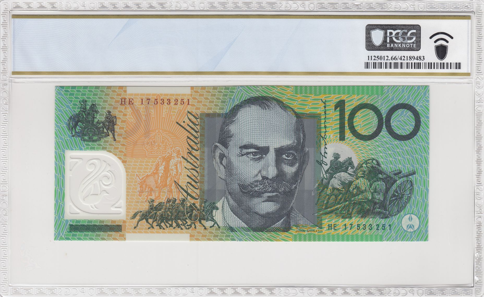 PCGS Certificate Verification Banknote Details for Cert #42189483