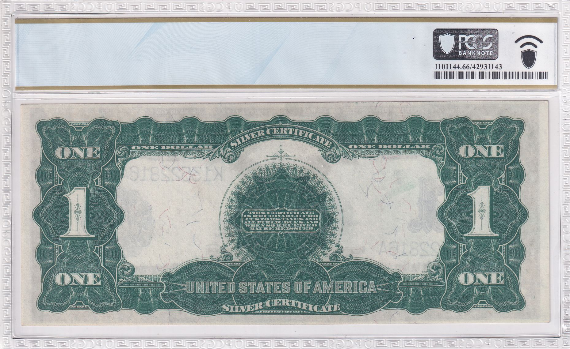 PCGS Certificate Verification Banknote Details for Cert #42931143