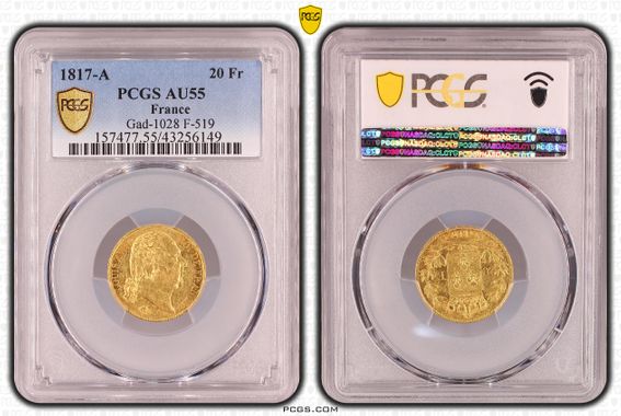 PCGS Certificate Verification Coin Details for Cert #43256149