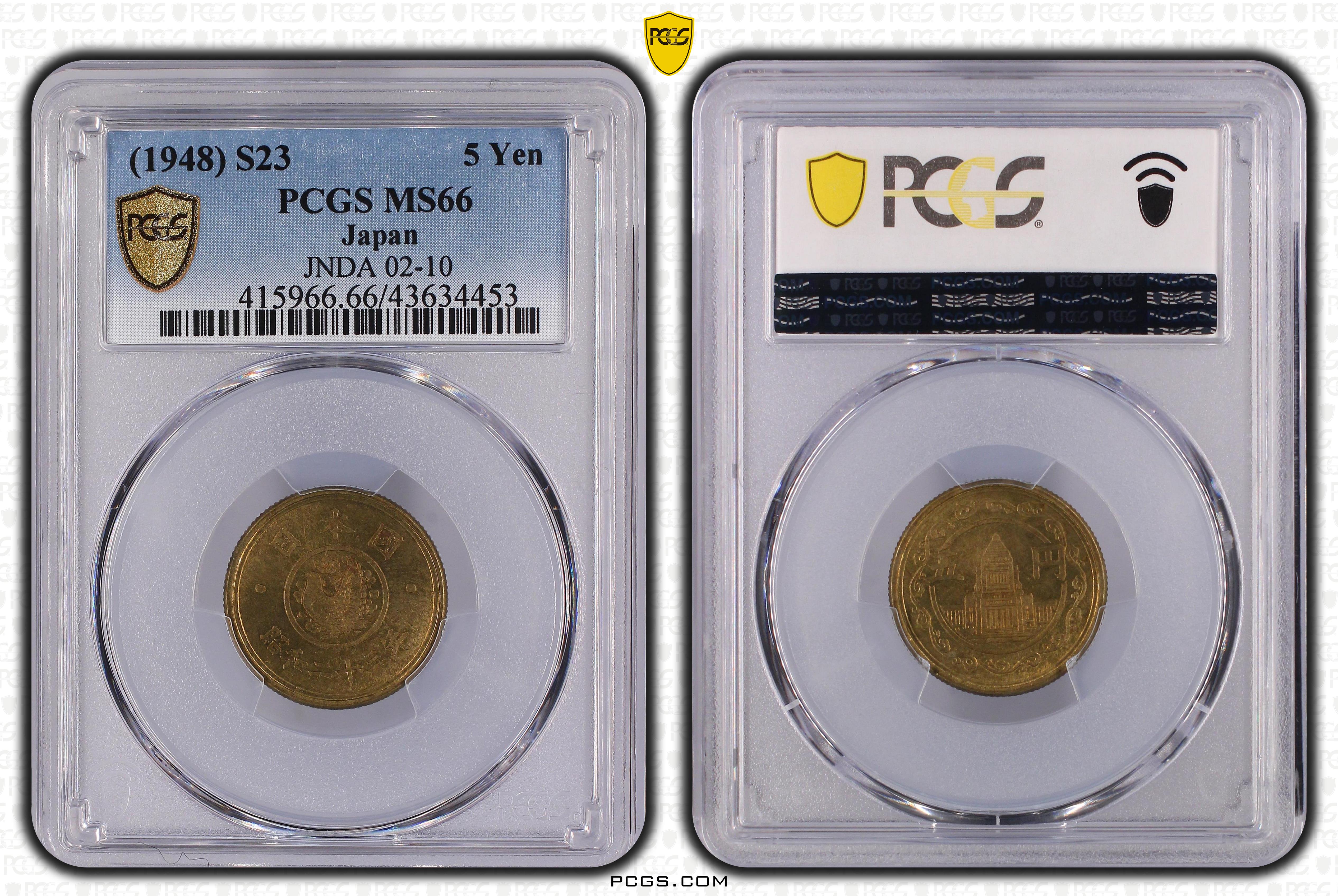 PCGS Certificate Verification Coin Details for Cert #43634453