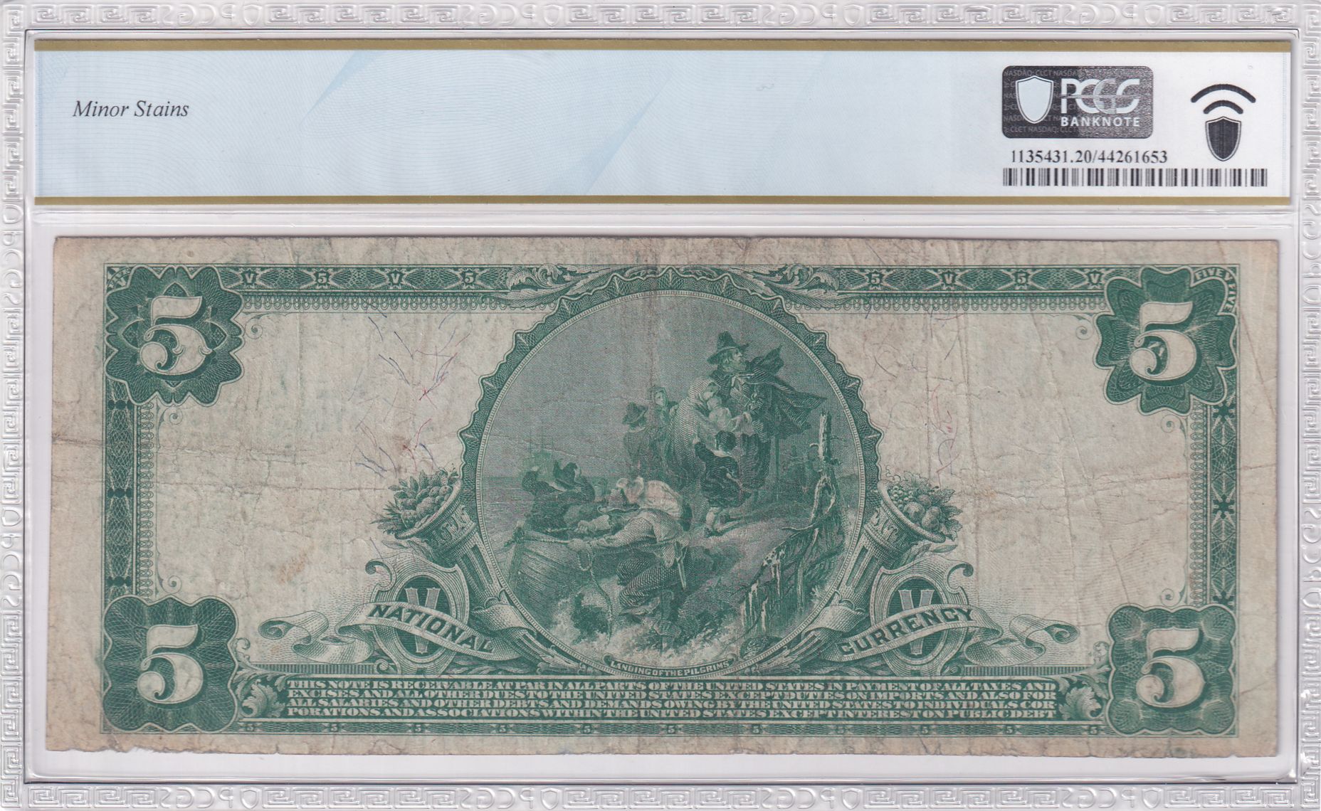 PCGS Certificate Verification Banknote Details for Cert #44261653