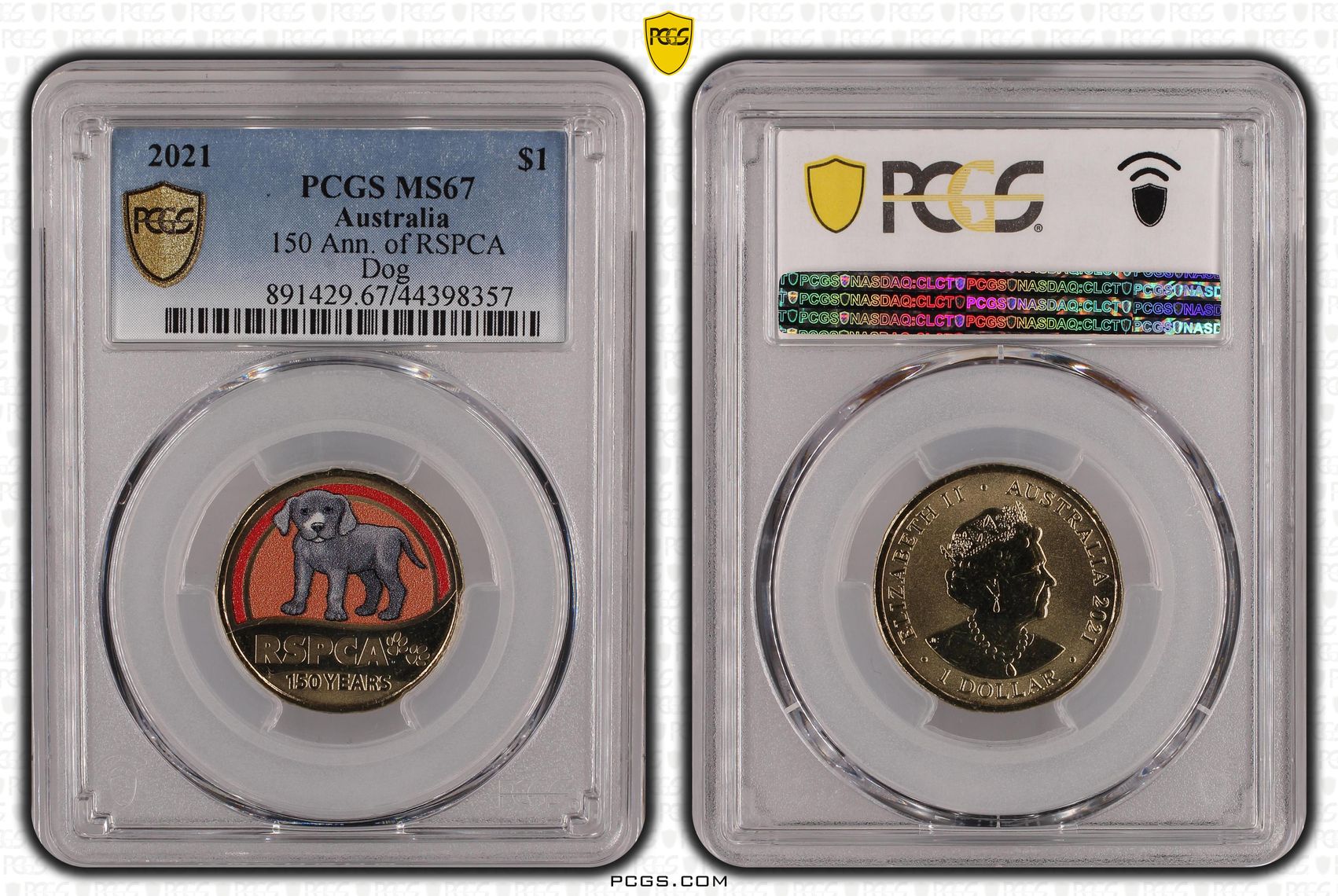 PCGS Certificate Verification Coin Details for Cert #44398357