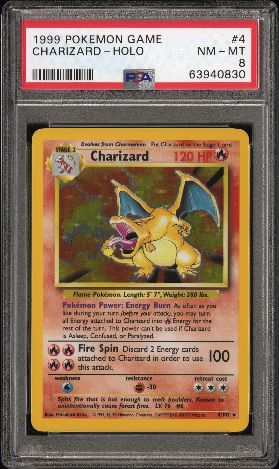 TCG - Pokemon Charizard (English) Basic Set : IG: ohioryancards Set ...
