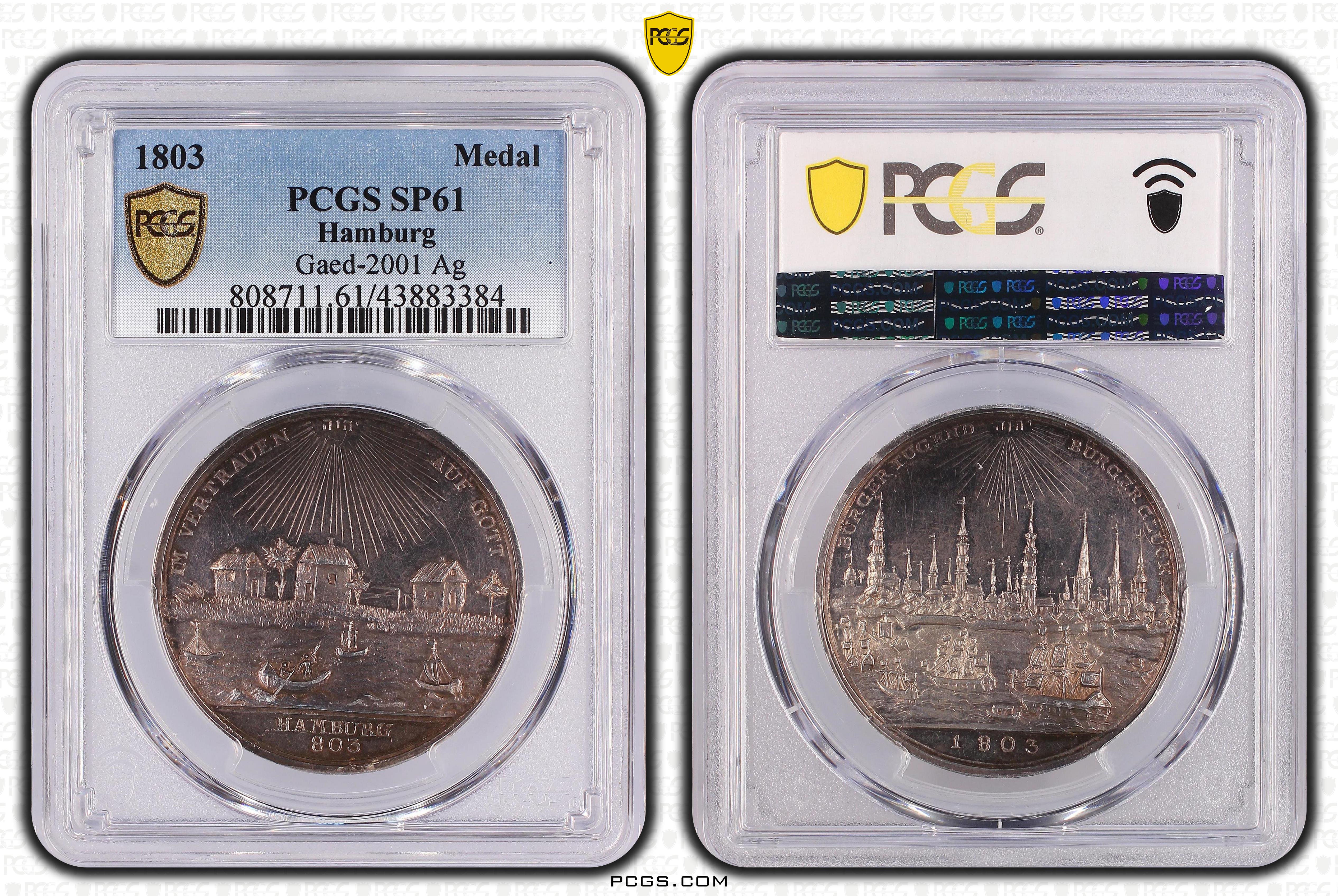 PCGS Certificate Verification Coin Details for Cert #43883384