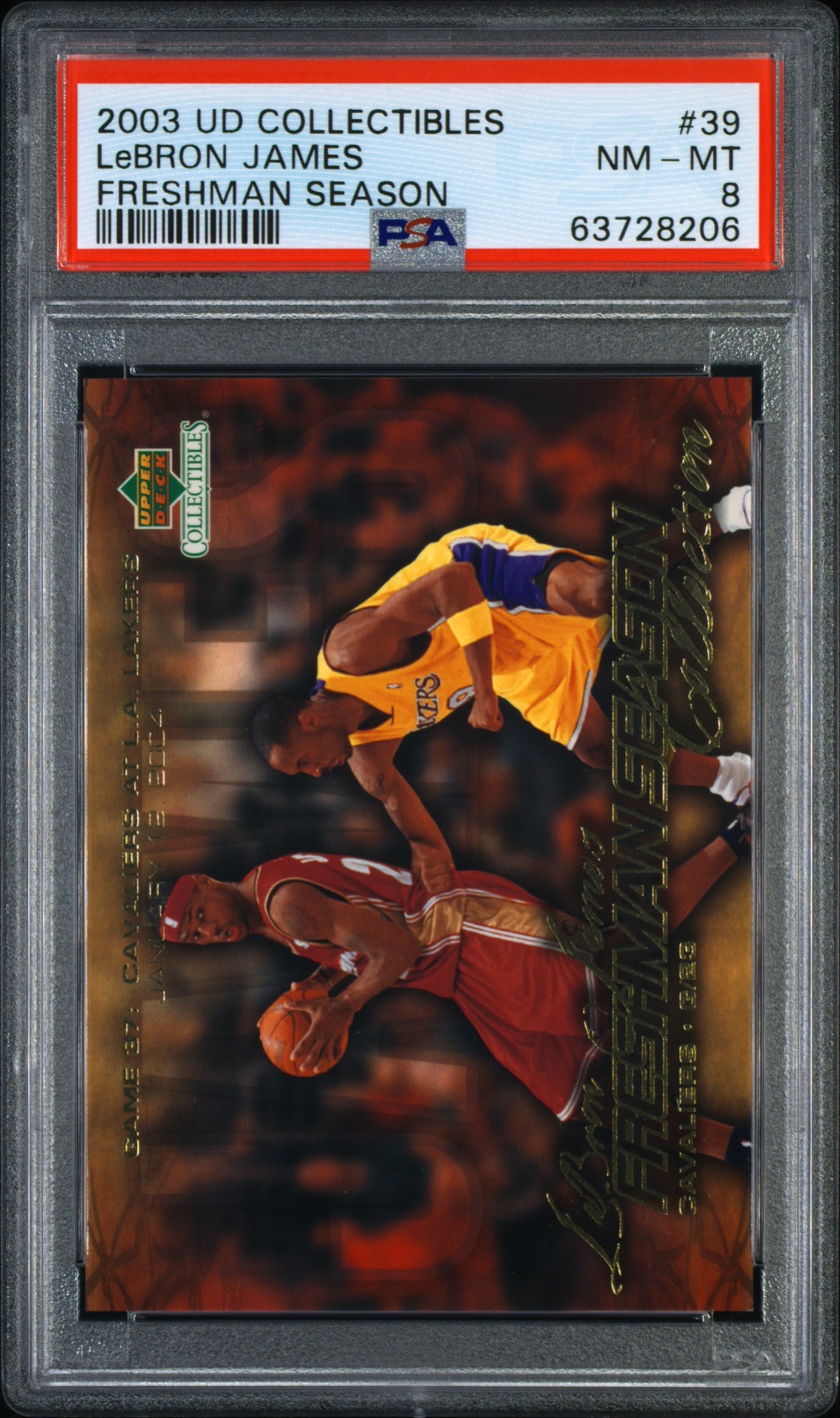 2003 UD COLLECTIBLES LeBRON JAMES FRESHMAN SEASON FRESHMAN SEASON ...