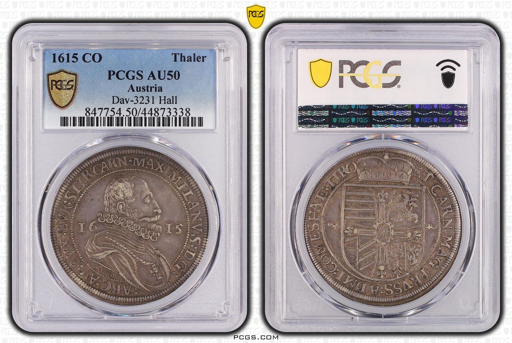 PCGS Certificate Verification Coin Details for Cert #44873338