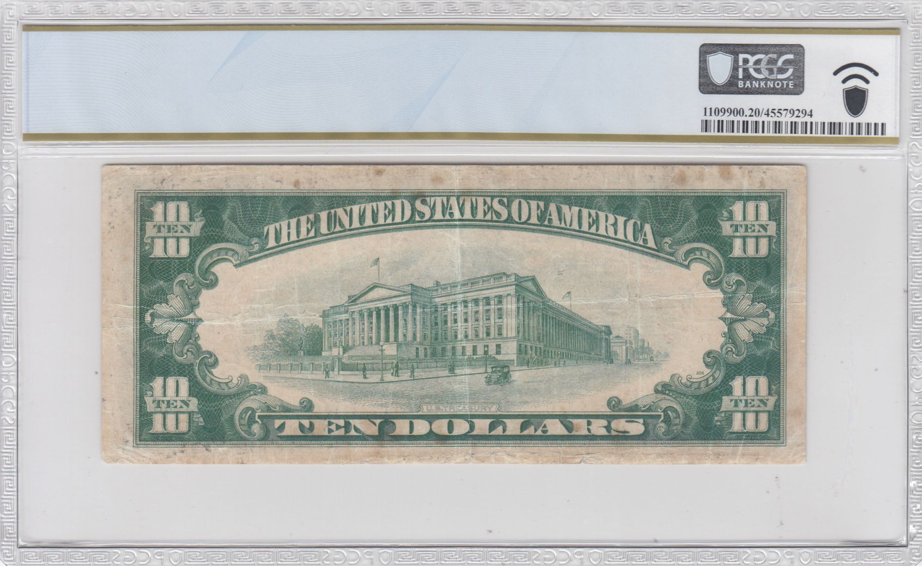 PCGS Certificate Verification Banknote Details for Cert #45579294