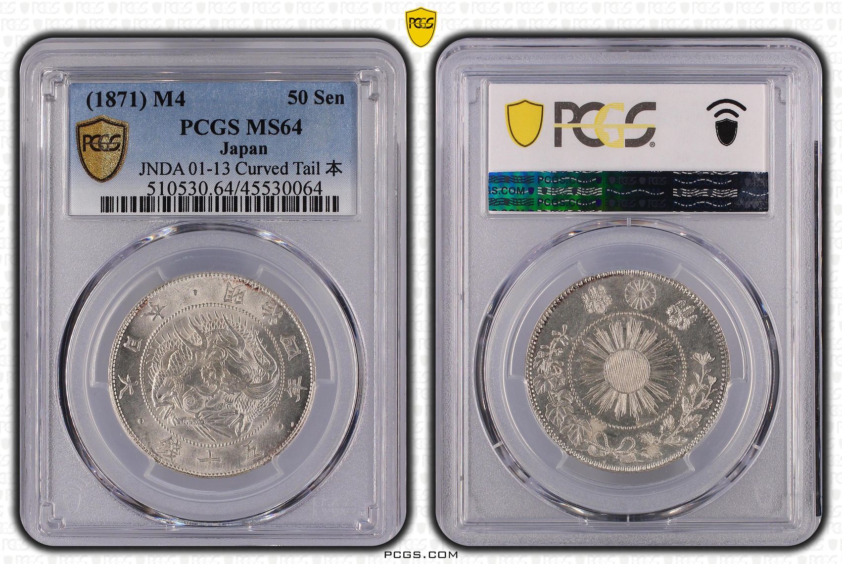 PCGS Certificate Verification Coin Details for Cert #45530064