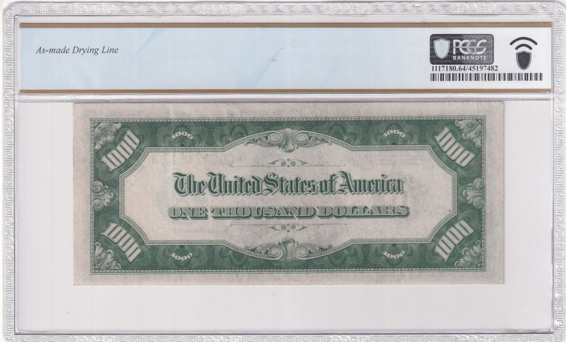 PCGS Certificate Verification Banknote Details for Cert #45197482