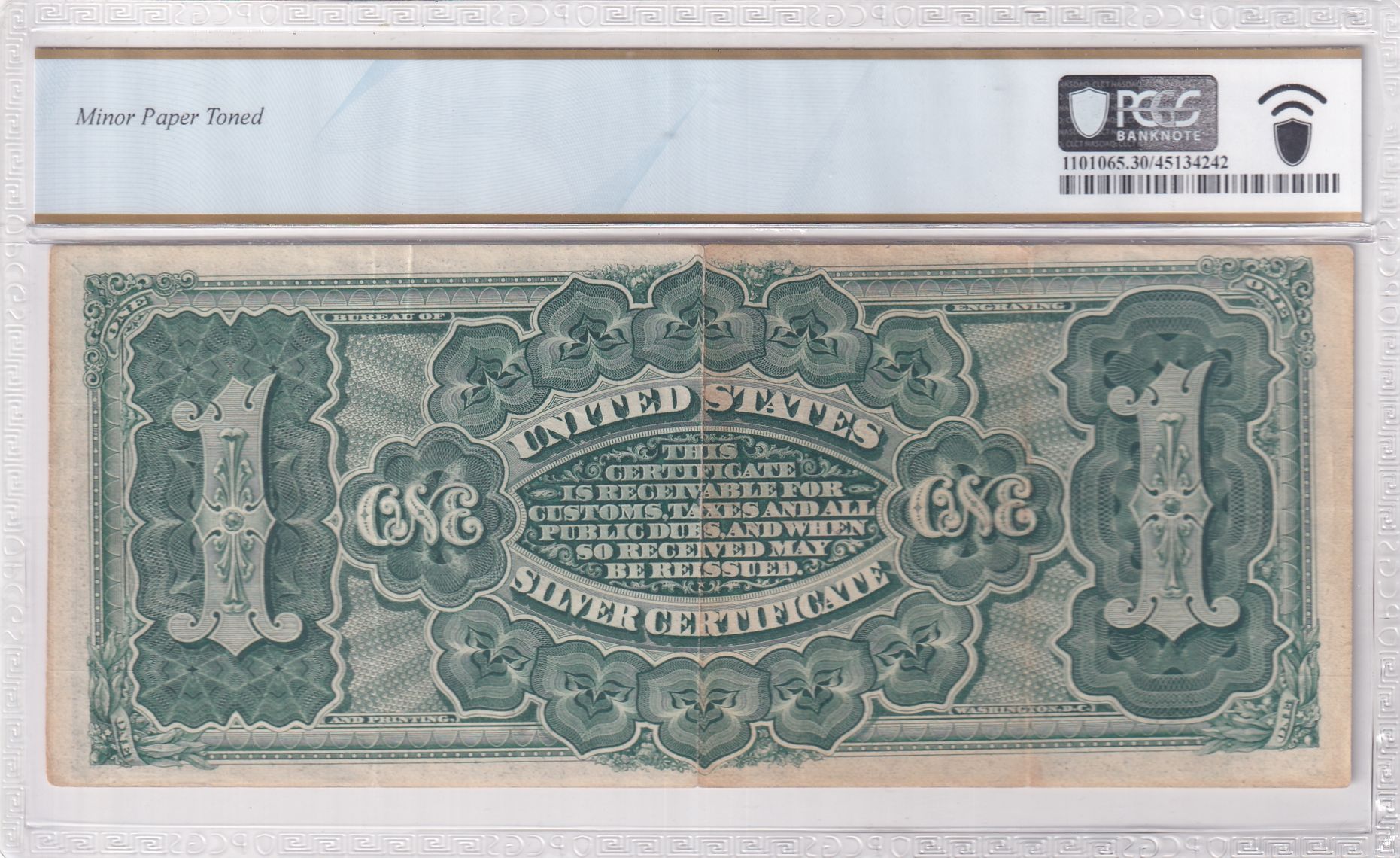 PCGS Certificate Verification Banknote Details for Cert #45134242