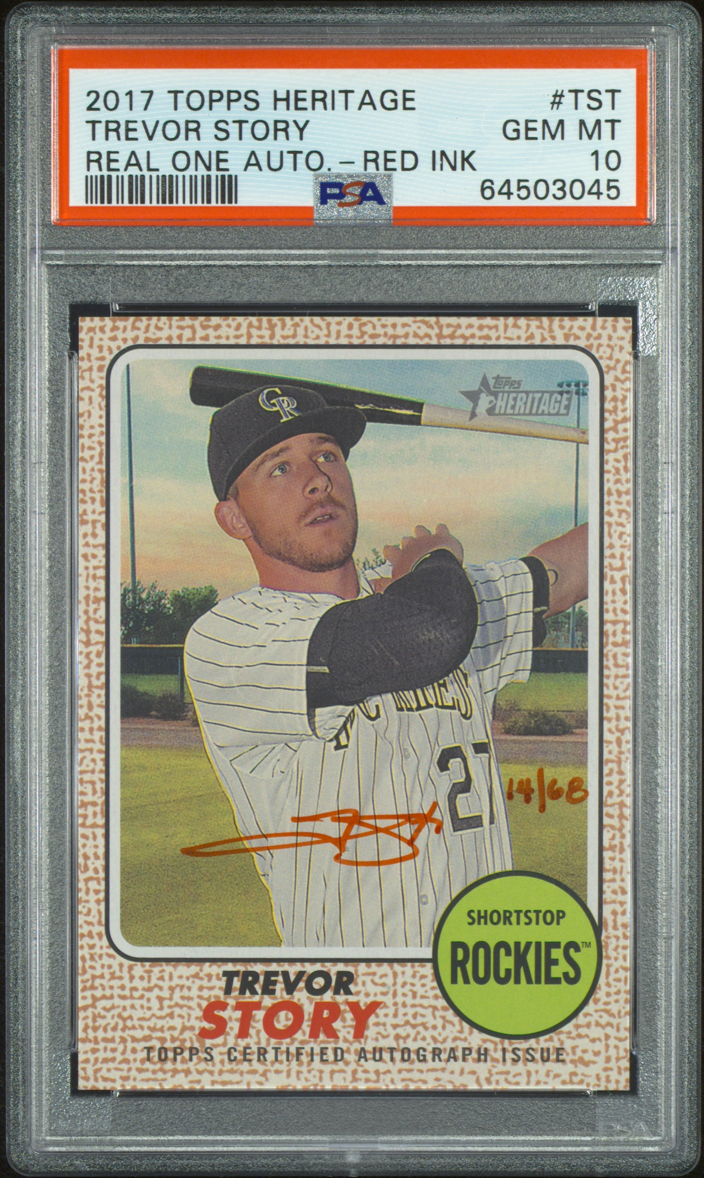 Baseball - 2017 Topps Heritage Real One Autographs Red Ink ...