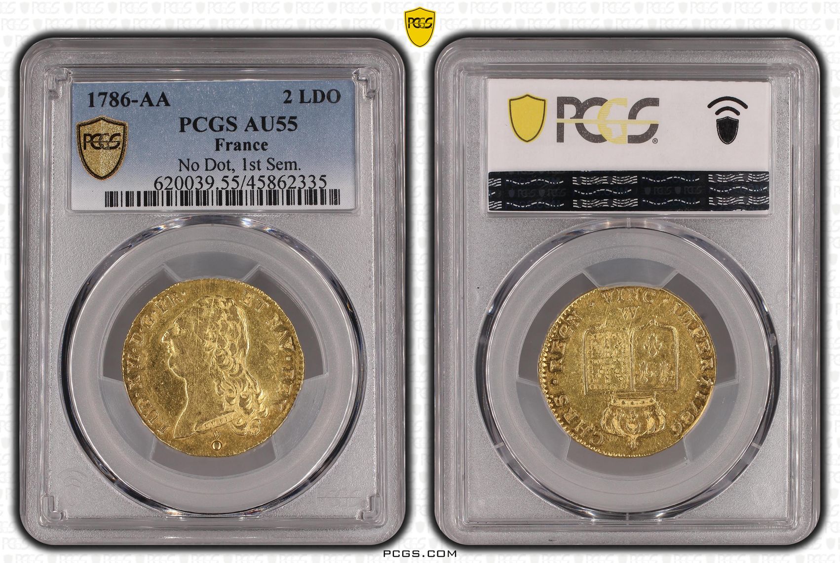 PCGS Certificate Verification Coin Details for Cert #45862335