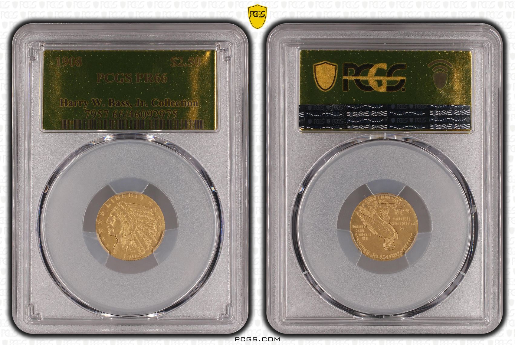 PCGS Certificate Verification Coin Details for Cert #46092975