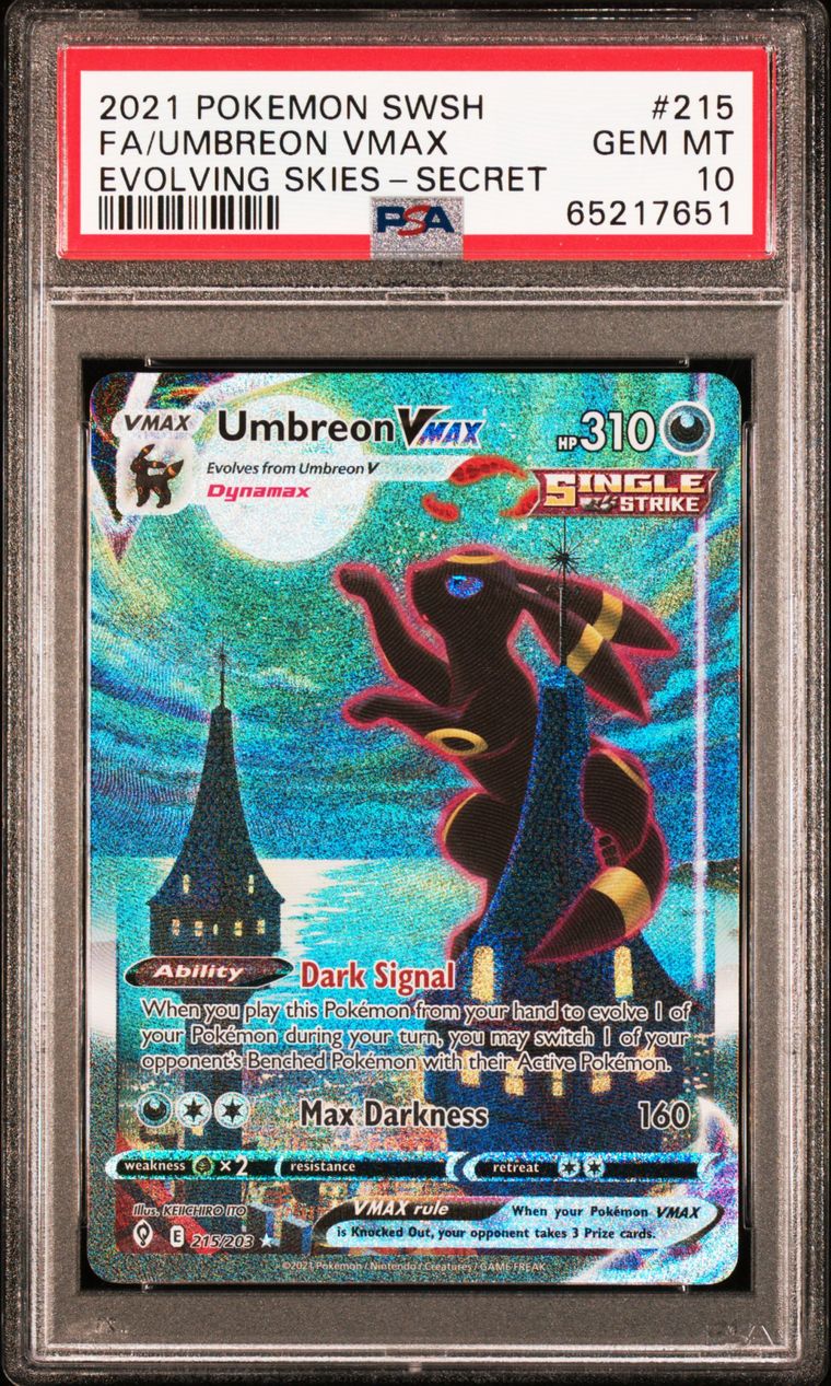 TCG - 2021 Pokemon Sword & Shield Evolving Skies Eeveelutions Special ...