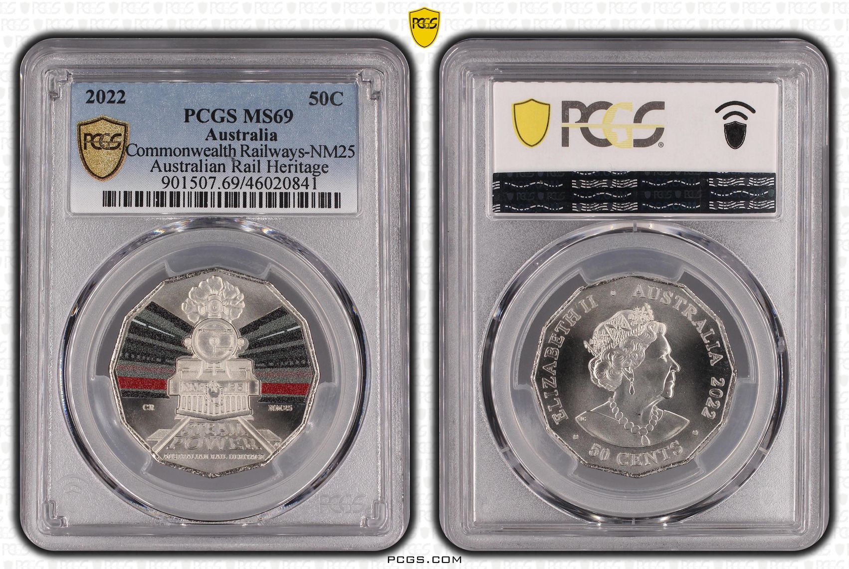 PCGS Certificate Verification Coin Details for Cert #46020841