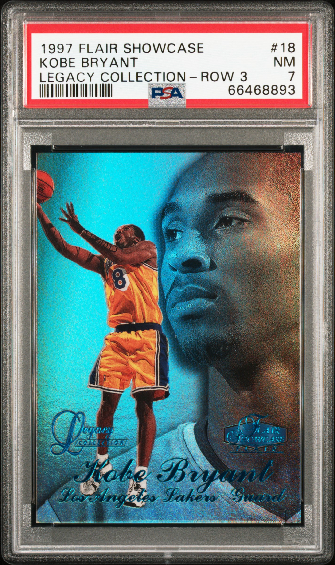 1997 KOBE BRYANT FLAIR SHOWCASE LEGACY COLLECTION LEGACY COLLECTION-ROW ...