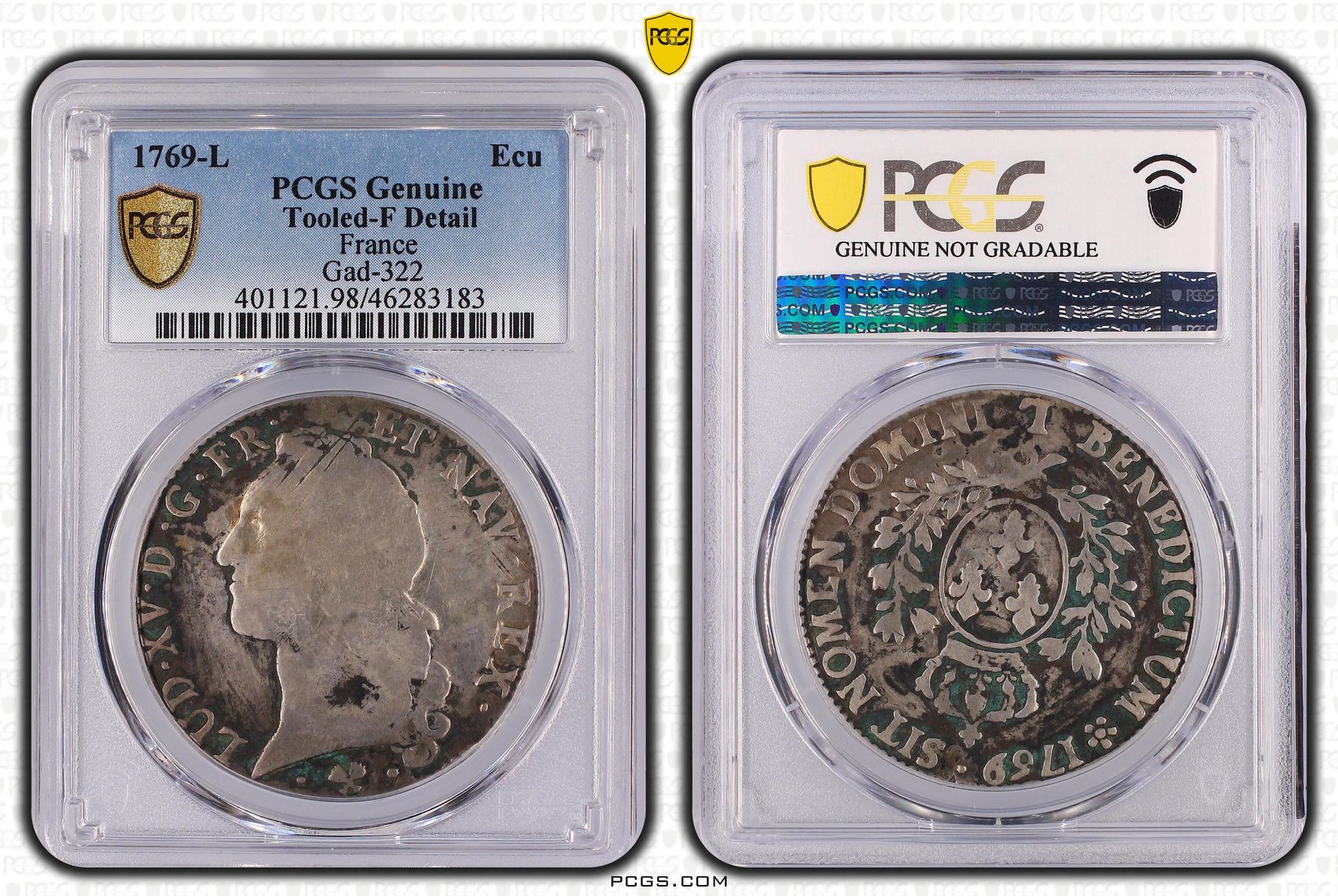 PCGS Certificate Verification Coin Details for Cert #46283183