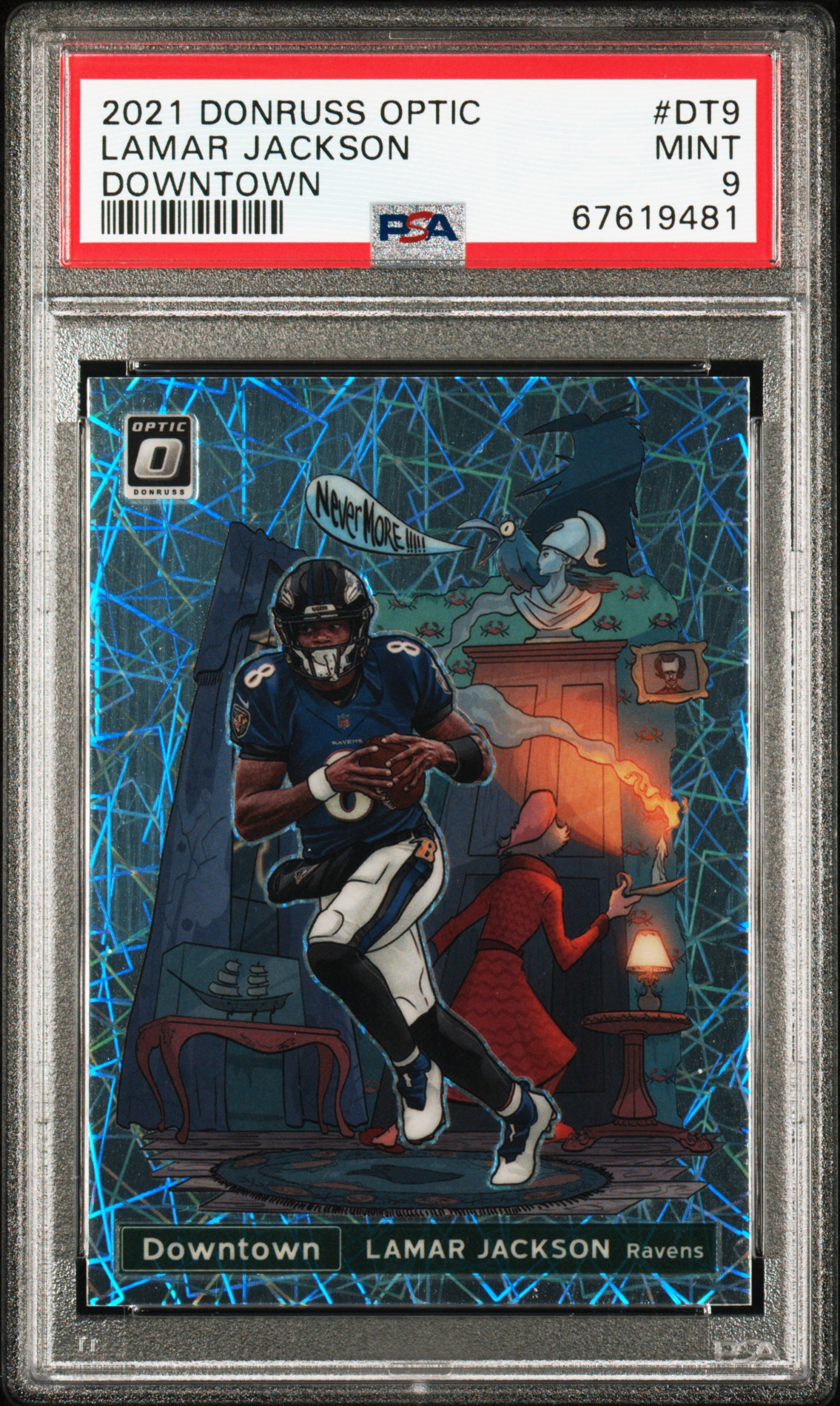 2021 LAMAR JACKSON PANINI DONRUSS OPTIC DOWNTOWN DOWNTOWN | Veriswap