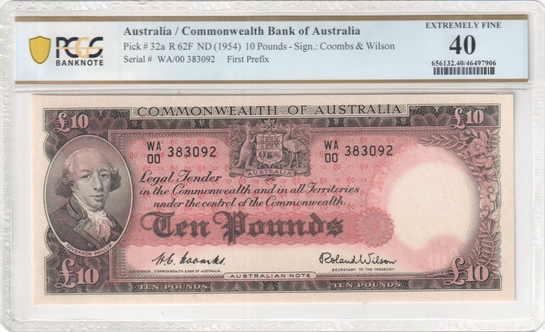 PCGS Certificate Verification Banknote Details for Cert #46497906