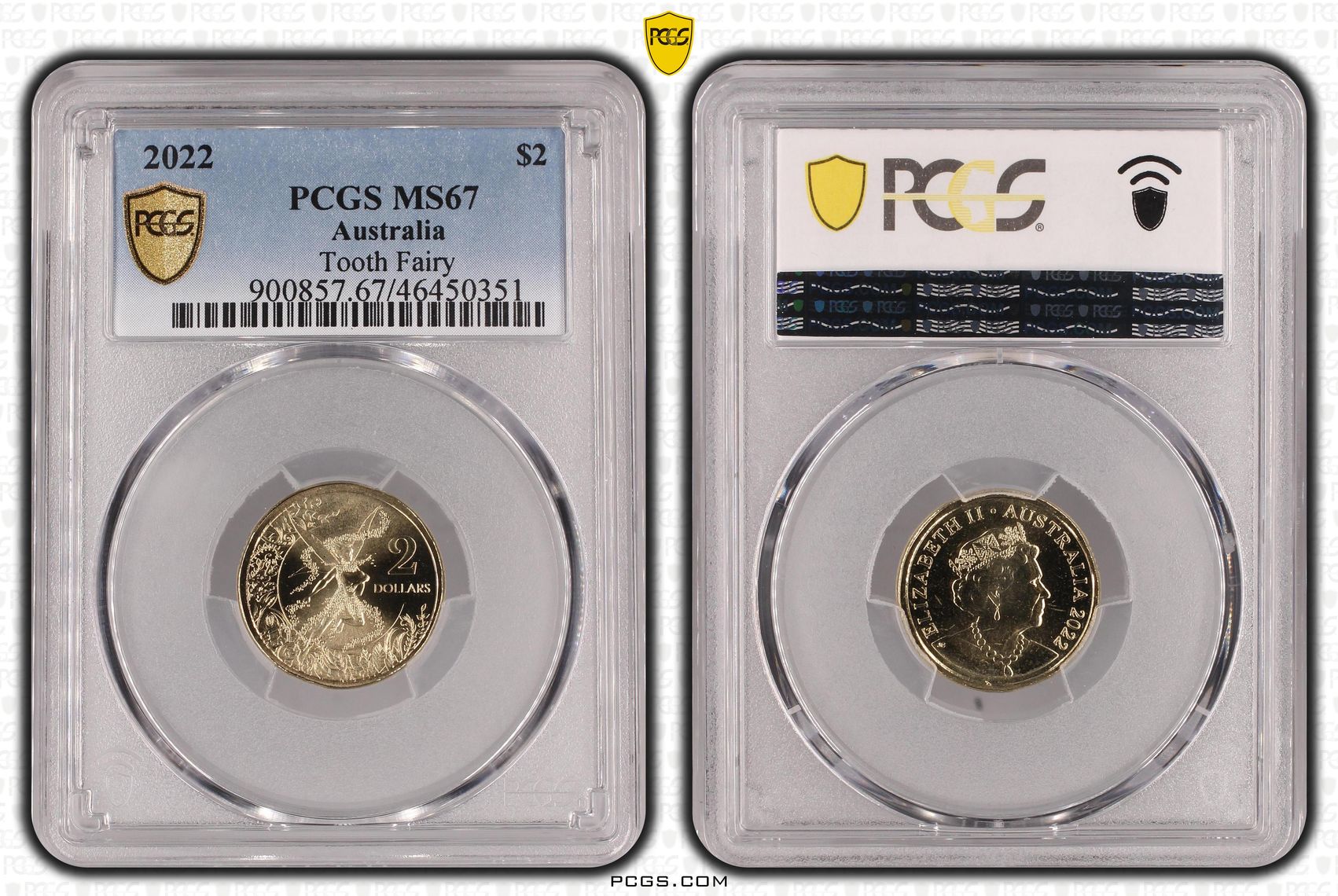PCGS Certificate Verification Coin Details for Cert #46450351