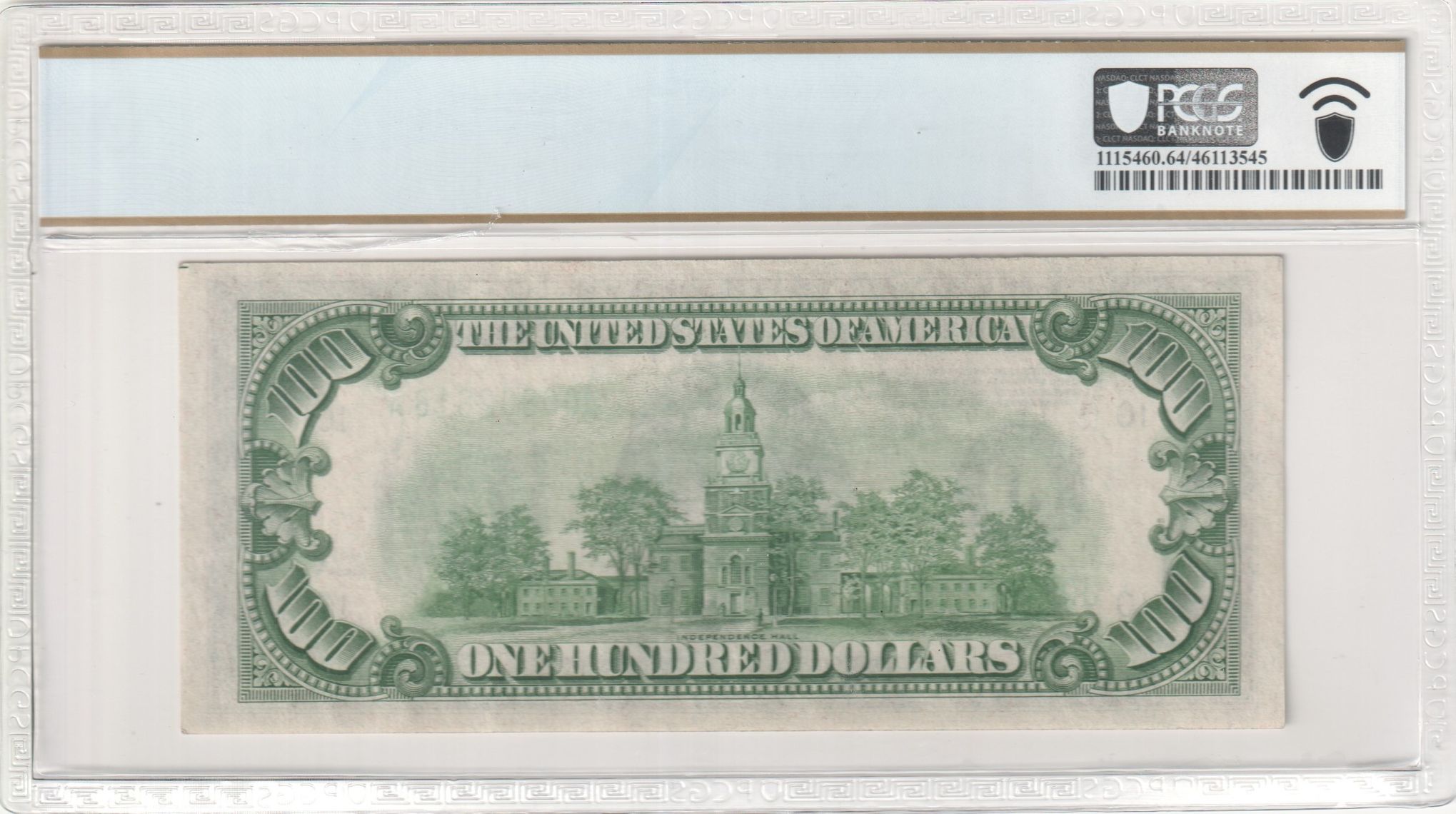 PCGS Certificate Verification Banknote Details for Cert #46113545