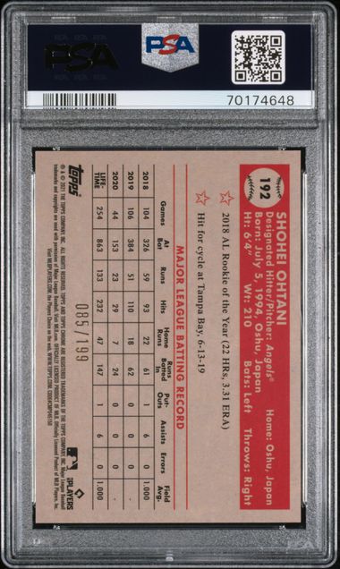 PSA 証明番号の確認方法: - PSA Japan 70174648