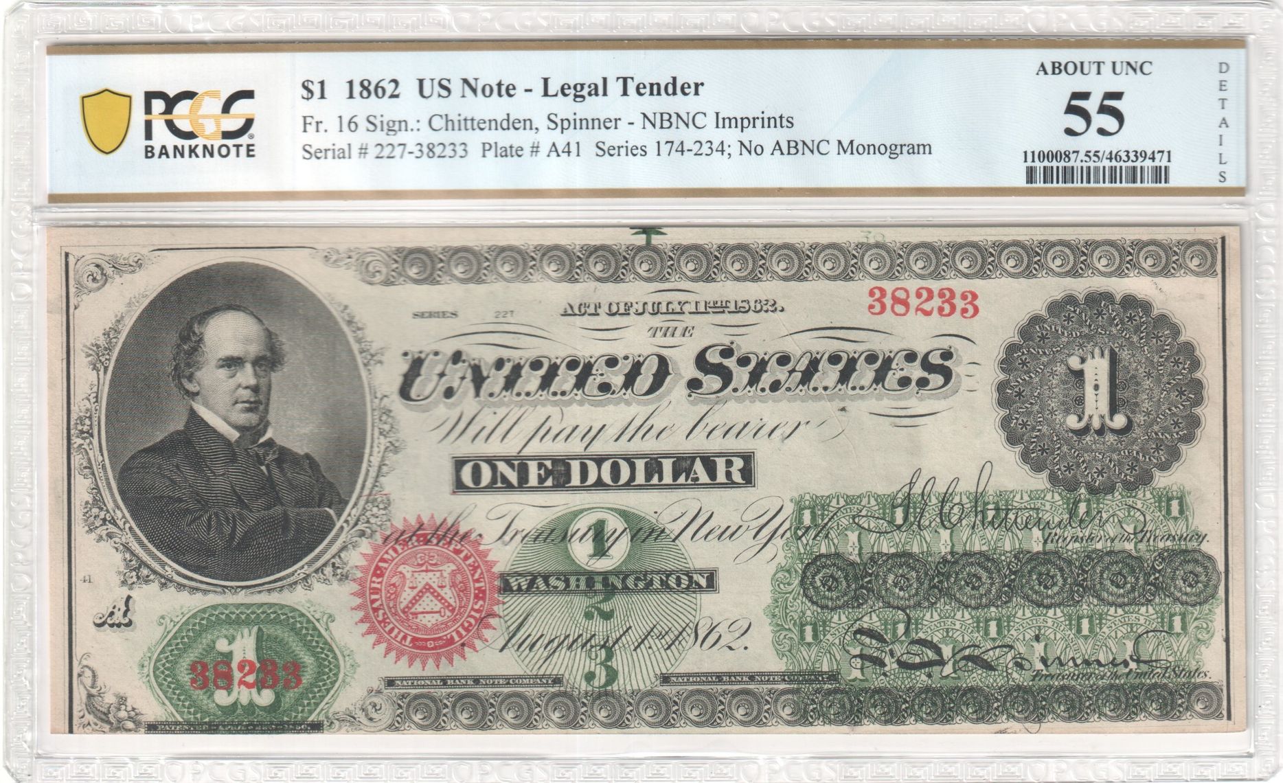 PCGS Certificate Verification Banknote Details for Cert #46339471