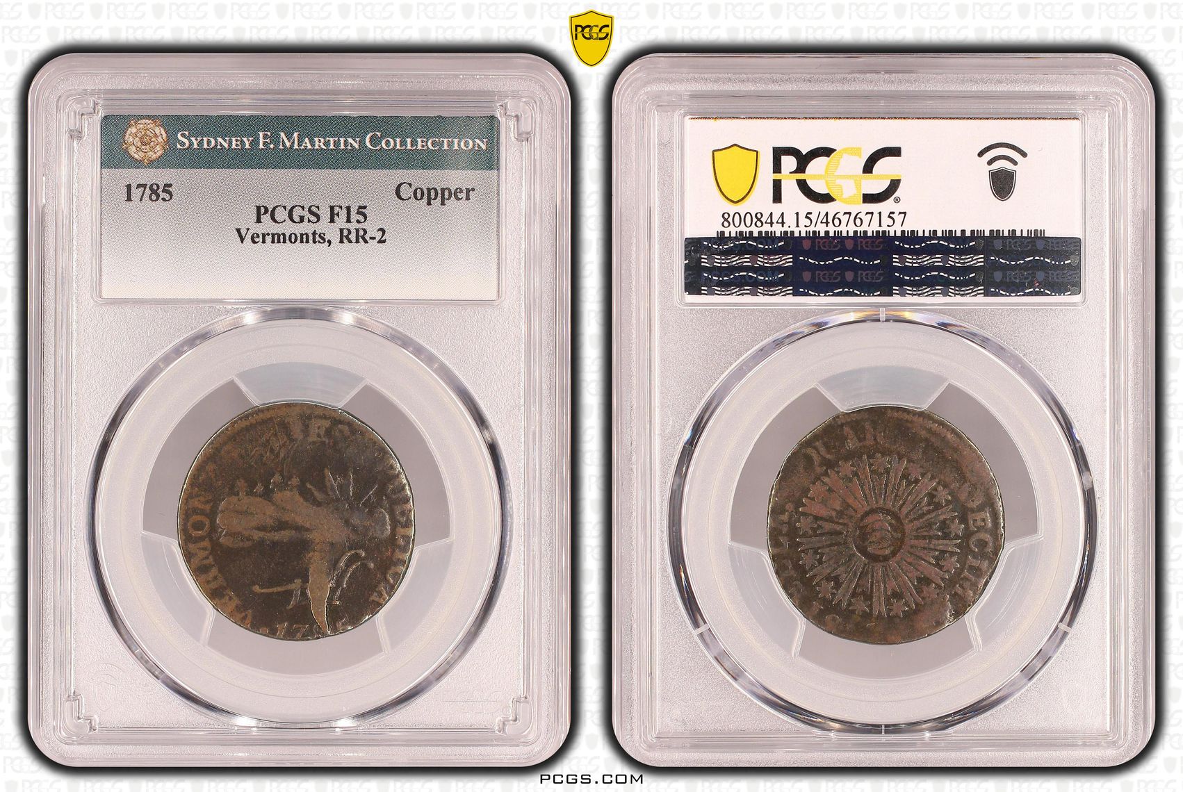 PCGS Certificate Verification Coin Details for Cert #46767157