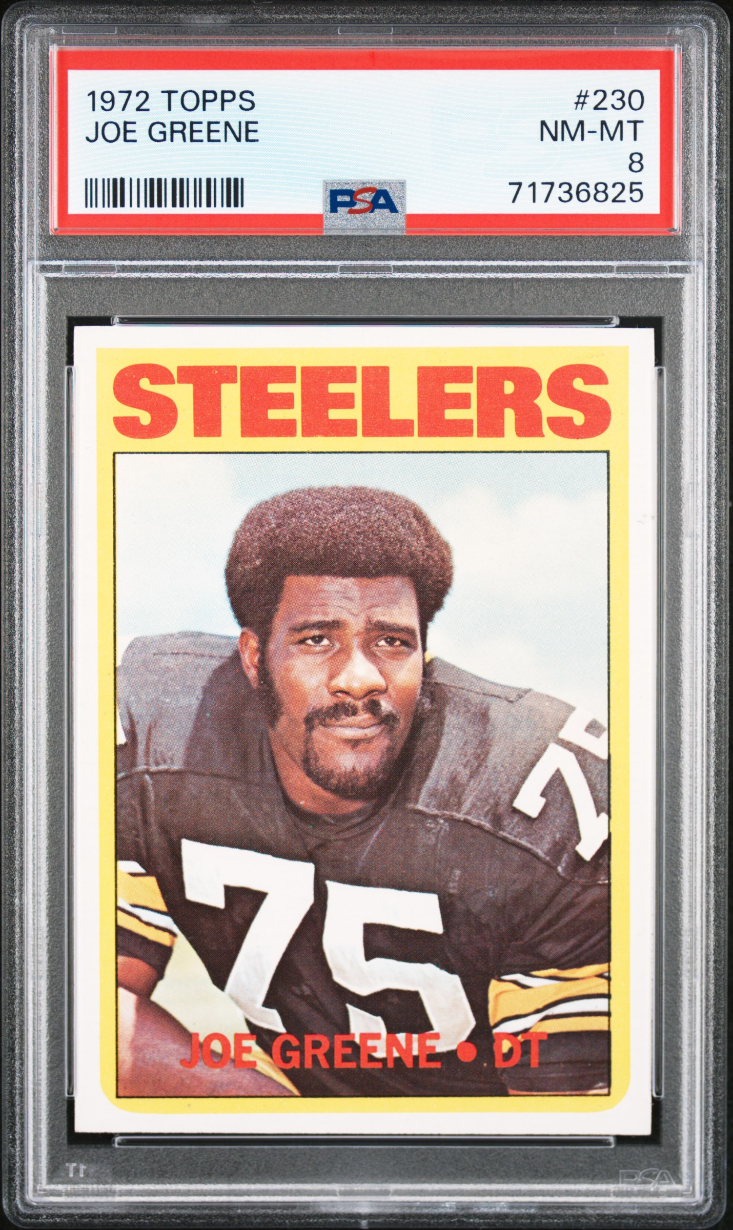 Joe Greene 1972 Topps #230 Base Price Guide - Sports Card Investor