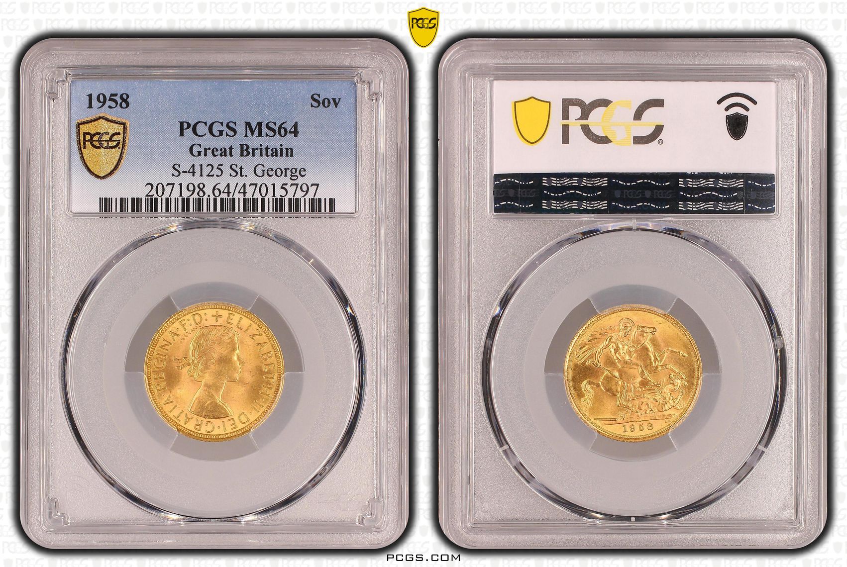 PCGS Certificate Verification Coin Details for Cert #47015797