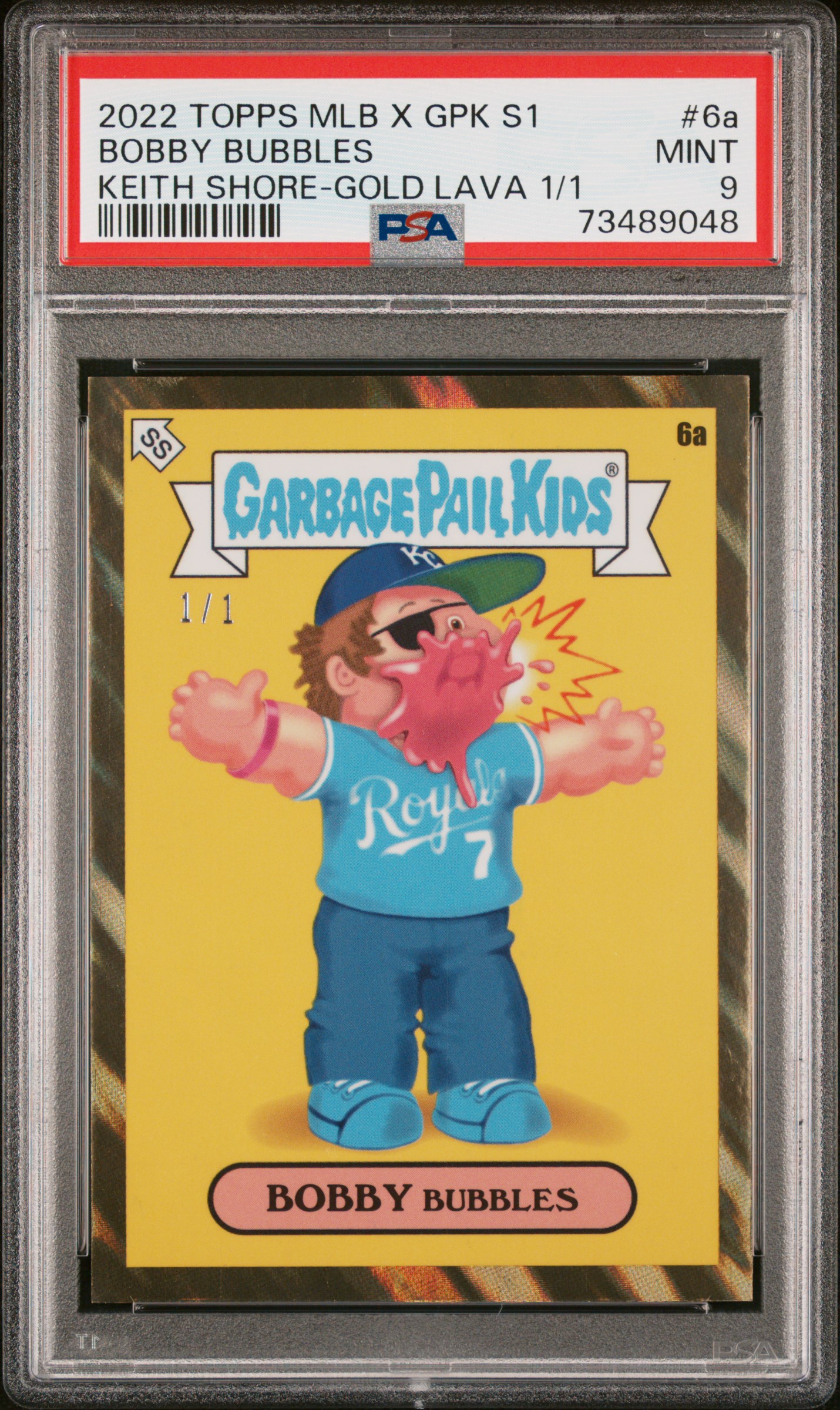2022 BOBBY BUBBLES TOPPS GARBAGE PAIL KIDS GPK X MLB SERIES 1 KEITH ...