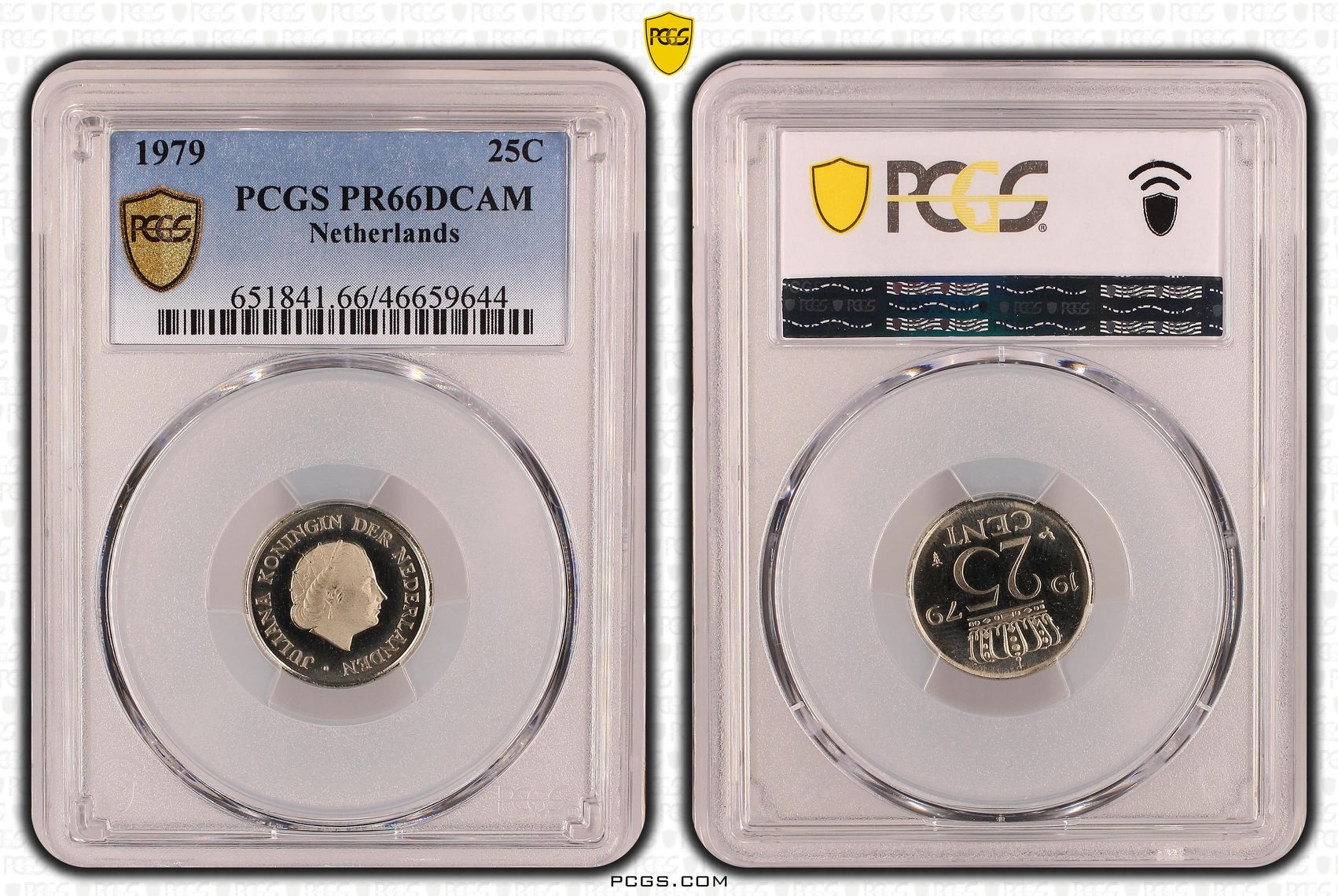 PCGS Certificate Verification Coin Details for Cert #46659644