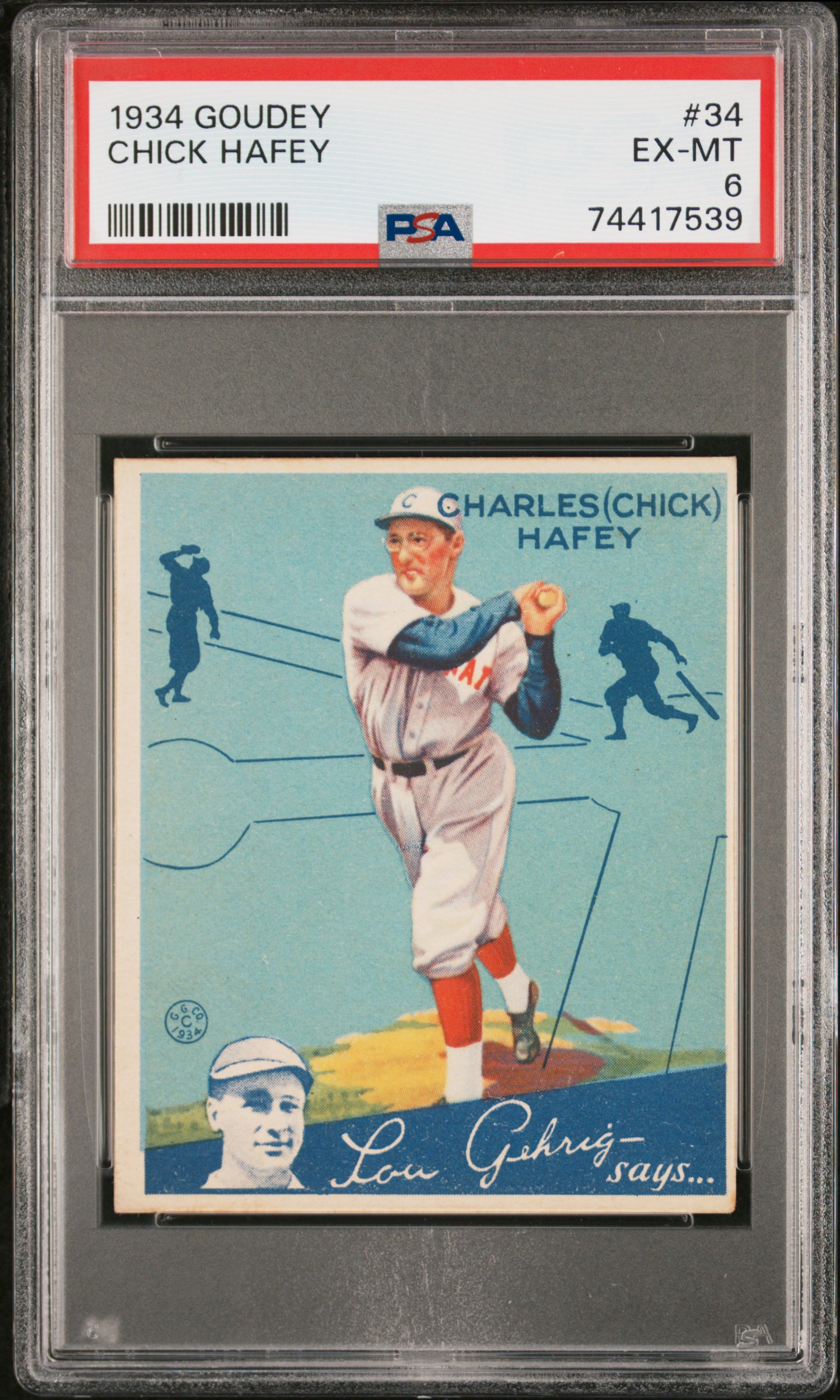 Baseball - 1934 Goudey: vegsanity1976 Set Image Gallery