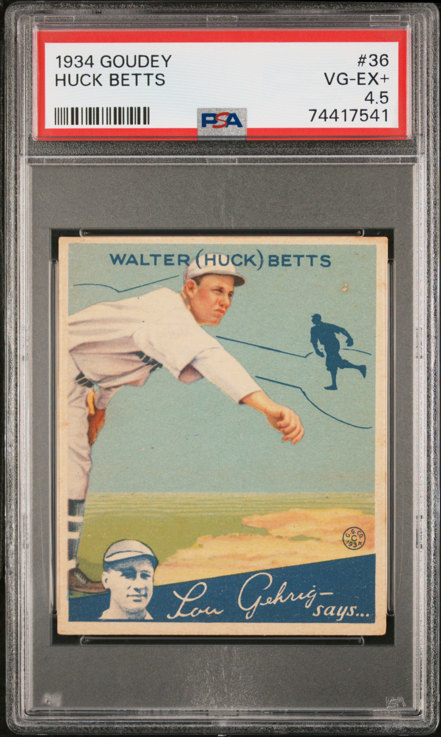 Baseball - 1934 Goudey: vegsanity1976 Set Image Gallery