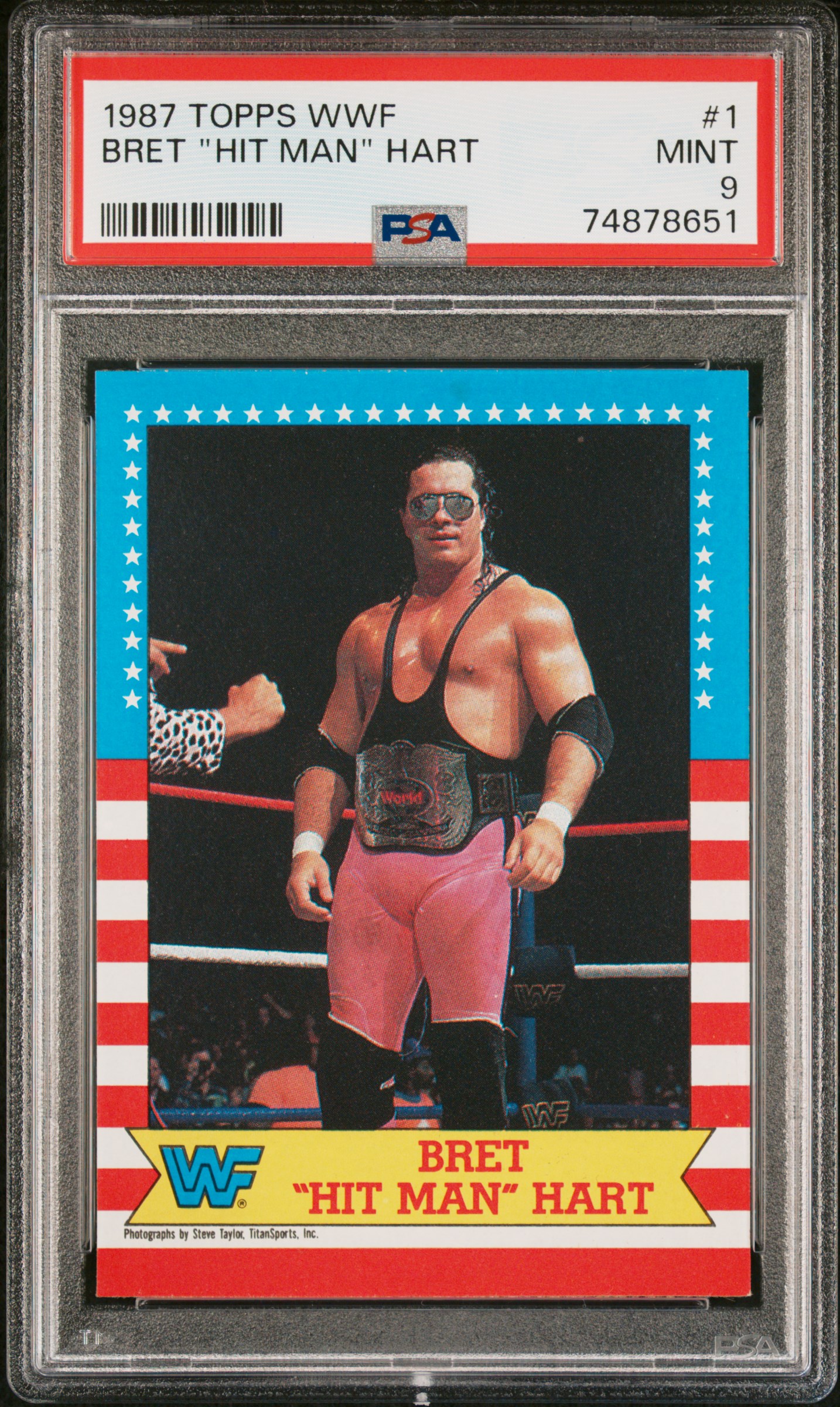 Bret "Hit Man" Hart 1987 Topps WWF Base Price Guide - Sports Card Investor