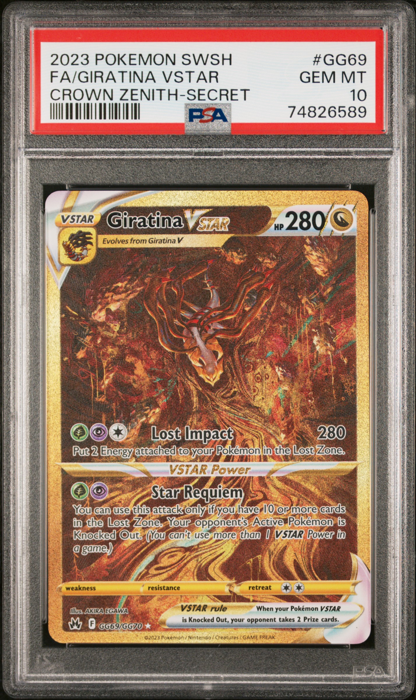 TCG - 2023 Pokemon Sword & Shield Crown Zenith Full Art Galarian ...