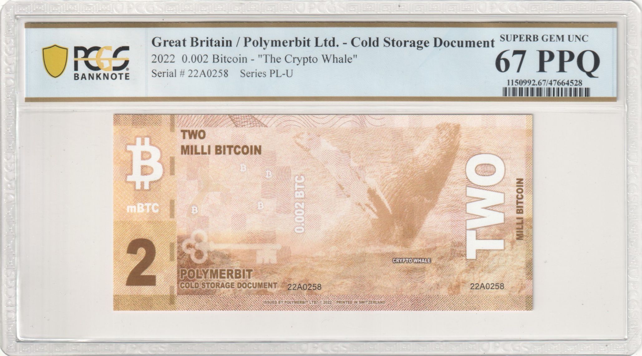 2022 0.002 Bitcoin Cold Storage Document Polymerbit Ltd. "The Crypto ...