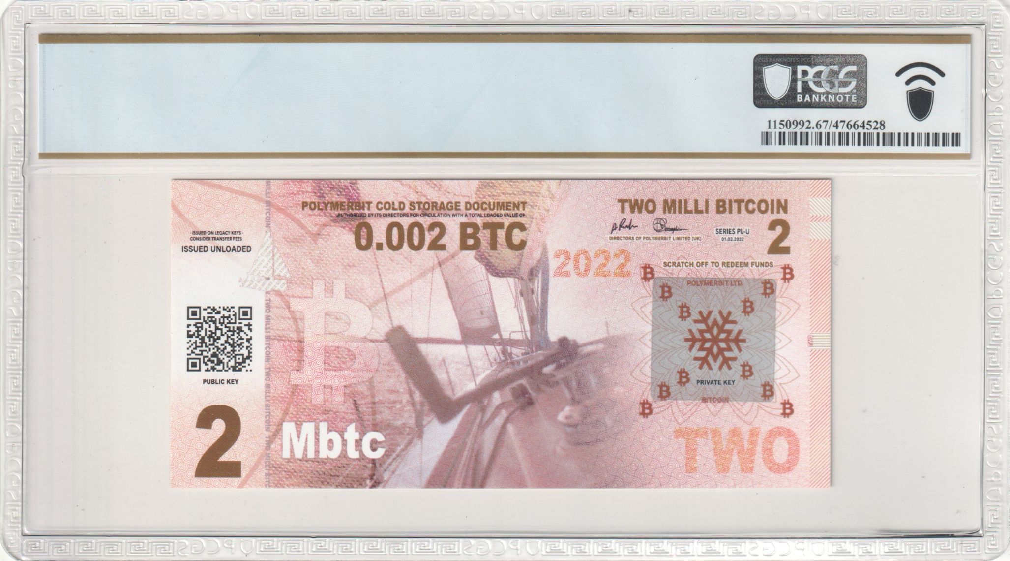 2022 0.002 Bitcoin Cold Storage Document Polymerbit Ltd. "The Crypto ...