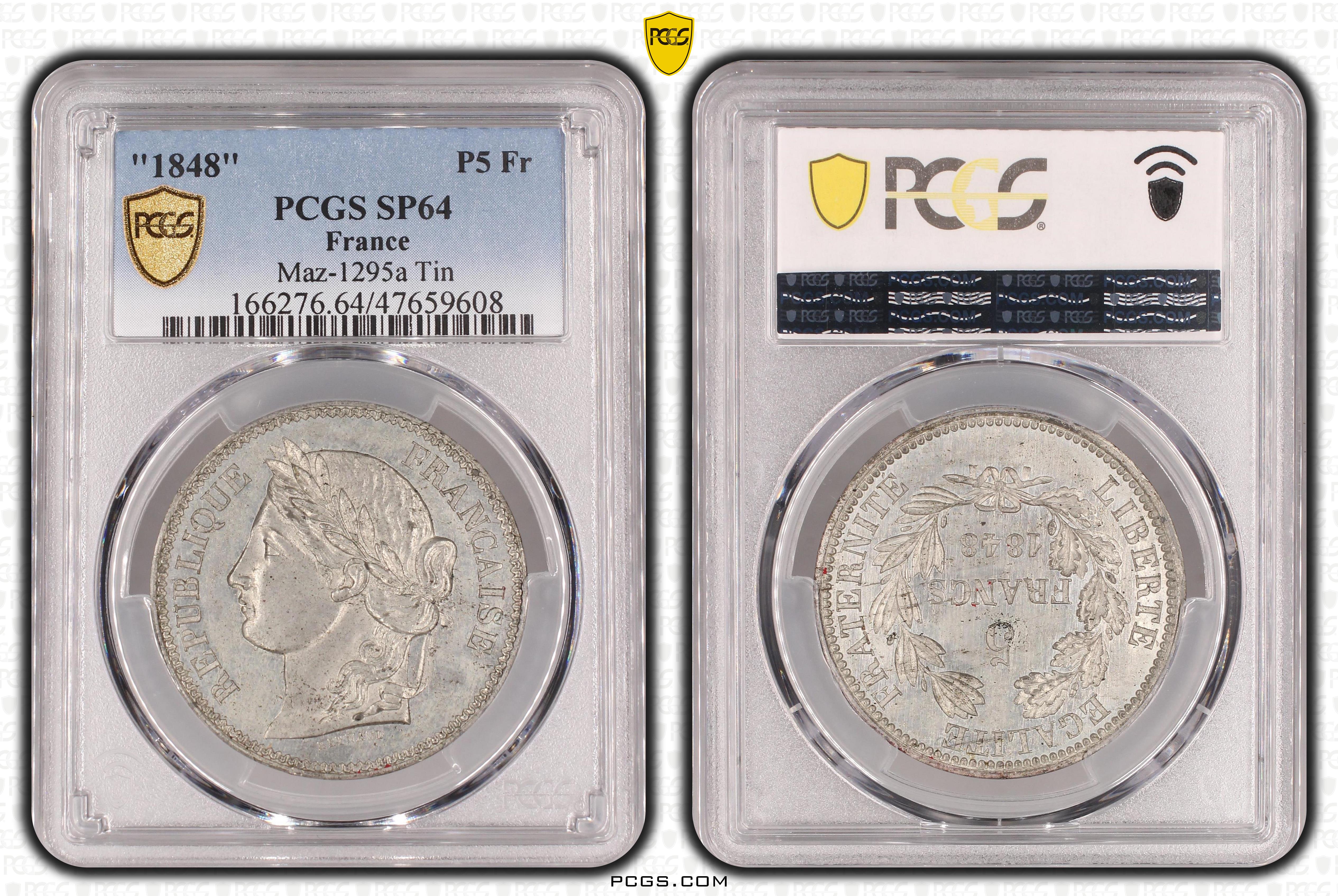 PCGS Certificate Verification Coin Details for Cert #47659608
