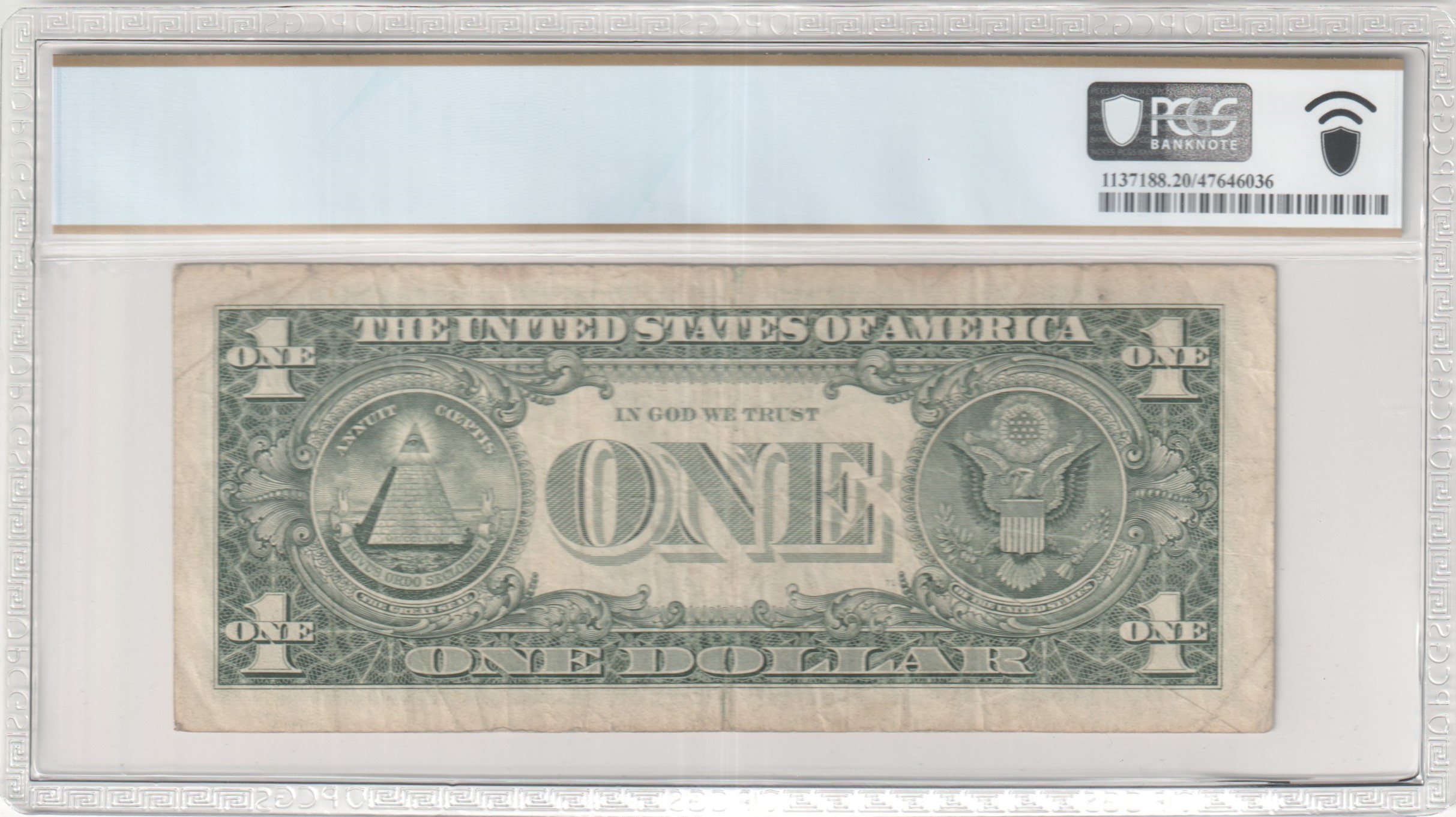PCGS Certificate Verification Banknote Details for Cert #47646036